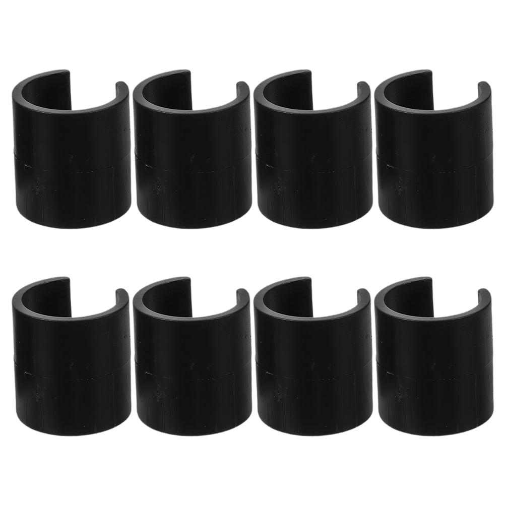 MLINS 8 Pcs Removable Nozzle Base Flagpole Windproof Fixing Clip ...