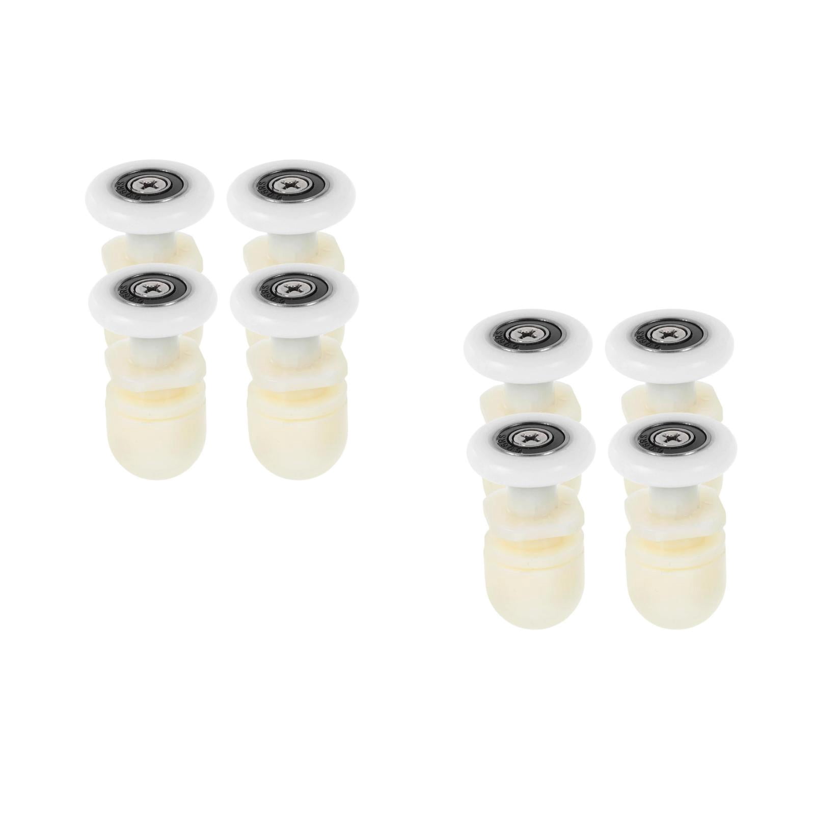 MLINS 8 Pcs Shower Door Rollers Runner Wheels Replacement Part Bathroom ...