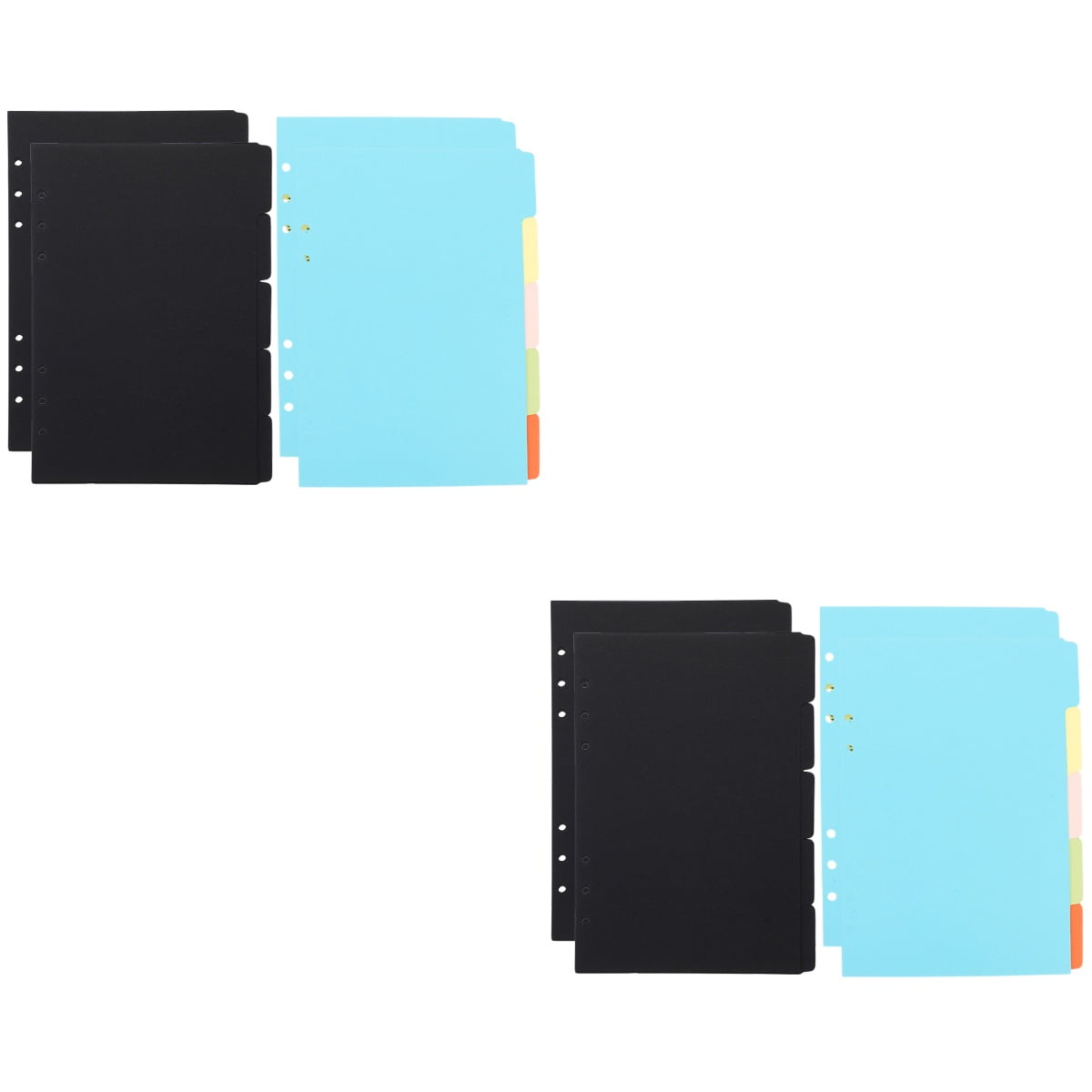 MLINS 8 Sets of Dividers for Binder Notepad Divider Tabs Paper Binder ...
