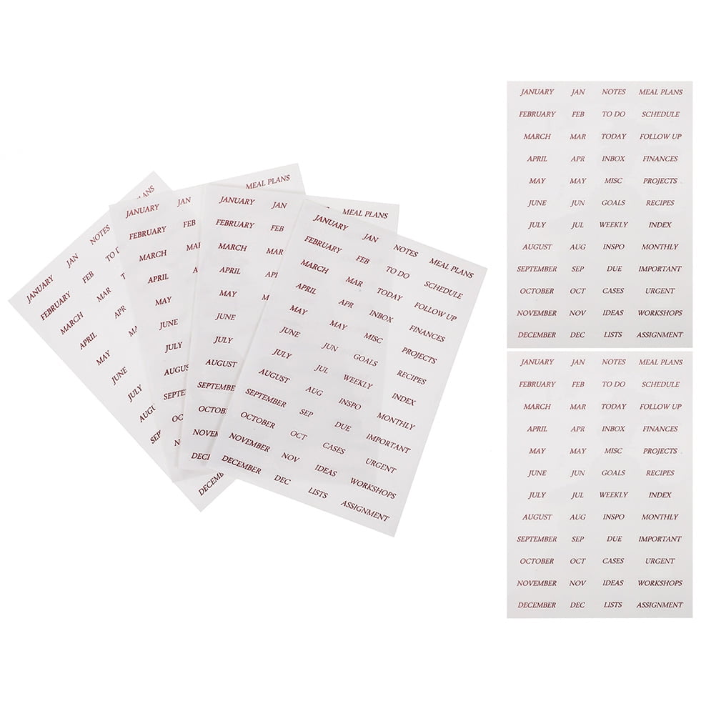 MLINS 8 Sheets Planner Stickers for Adults Bill Due High Class ...