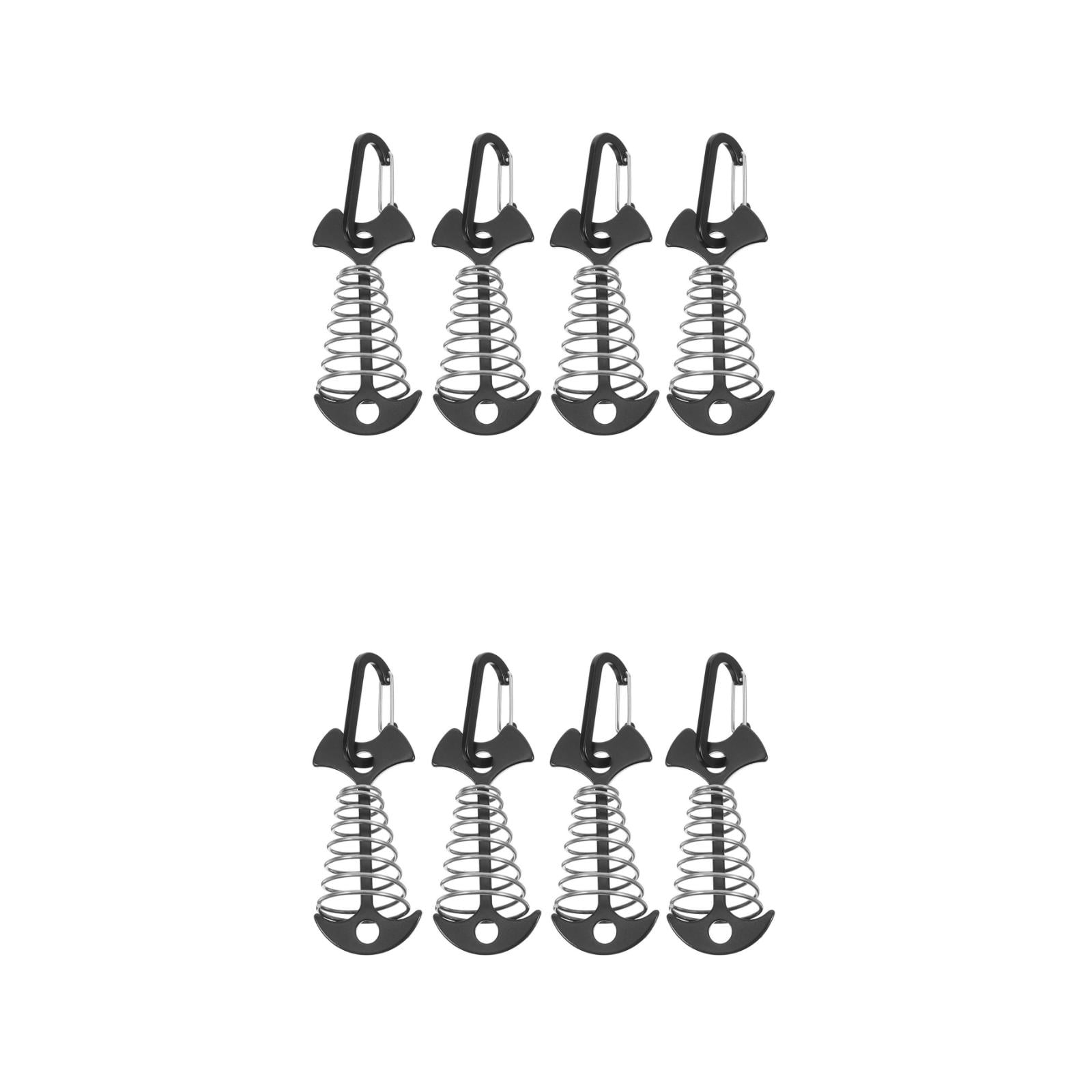 MLINS 8 pcs Adjustable Deck Anchor Pegs With Spring Buckle Tent Stakes ...