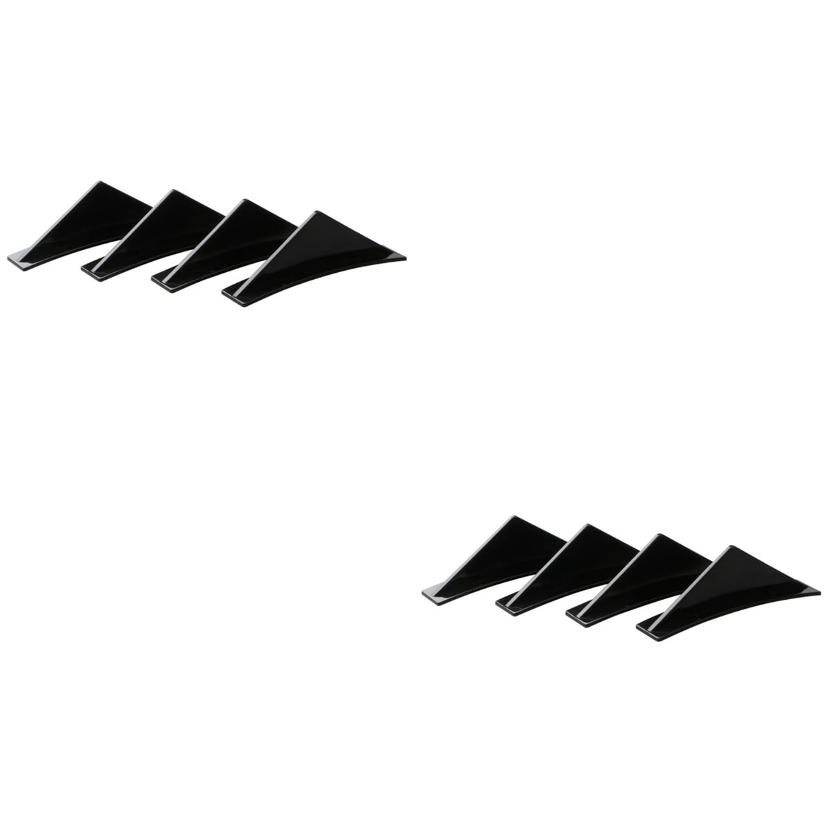 MLINS 8 pcs Car Modified Rear Bumper Diffuser Spoiler Lip Car Rear Body ...