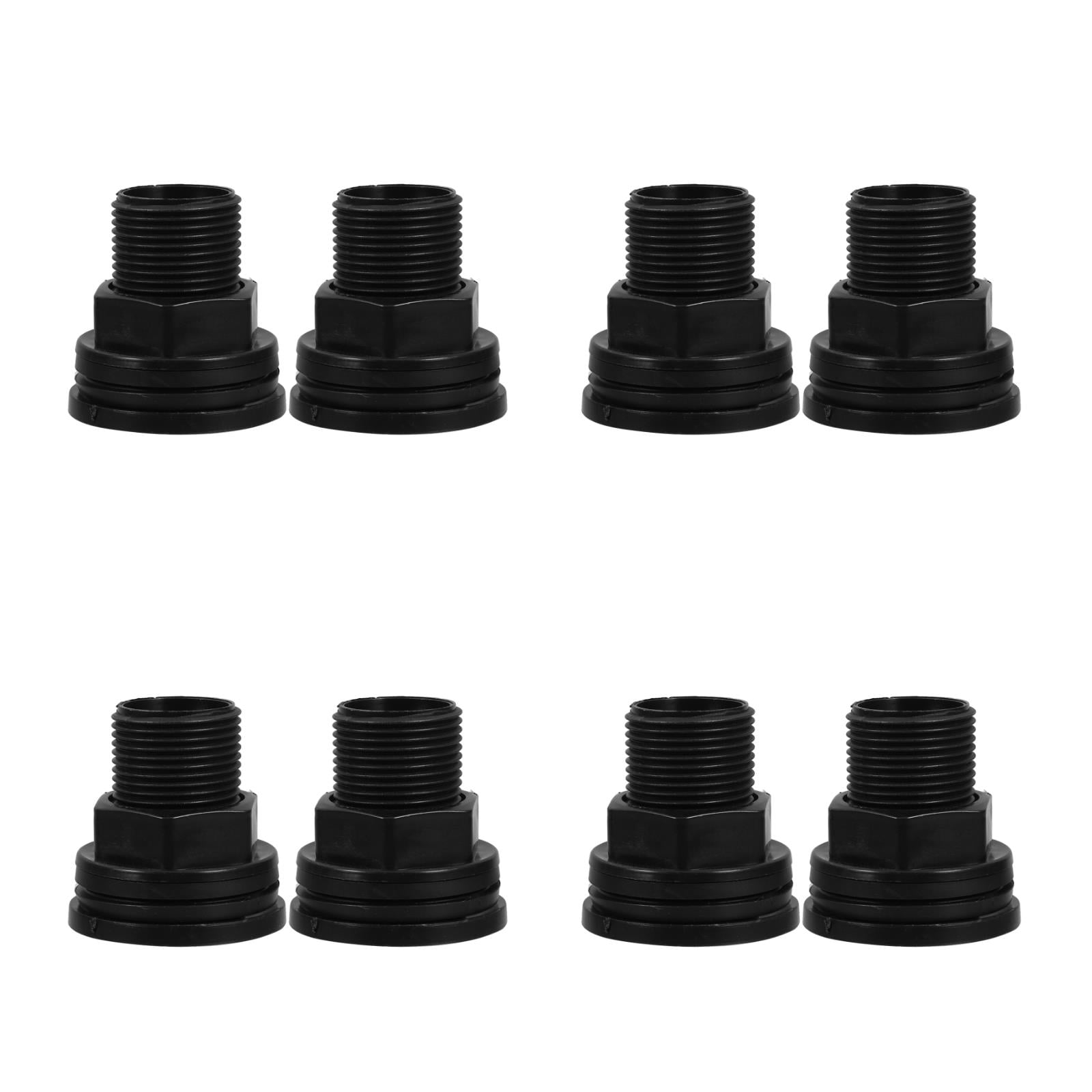 MLINS 8 pcs DIY Bulkhead Fitting Connectors For Water Tanks And ...