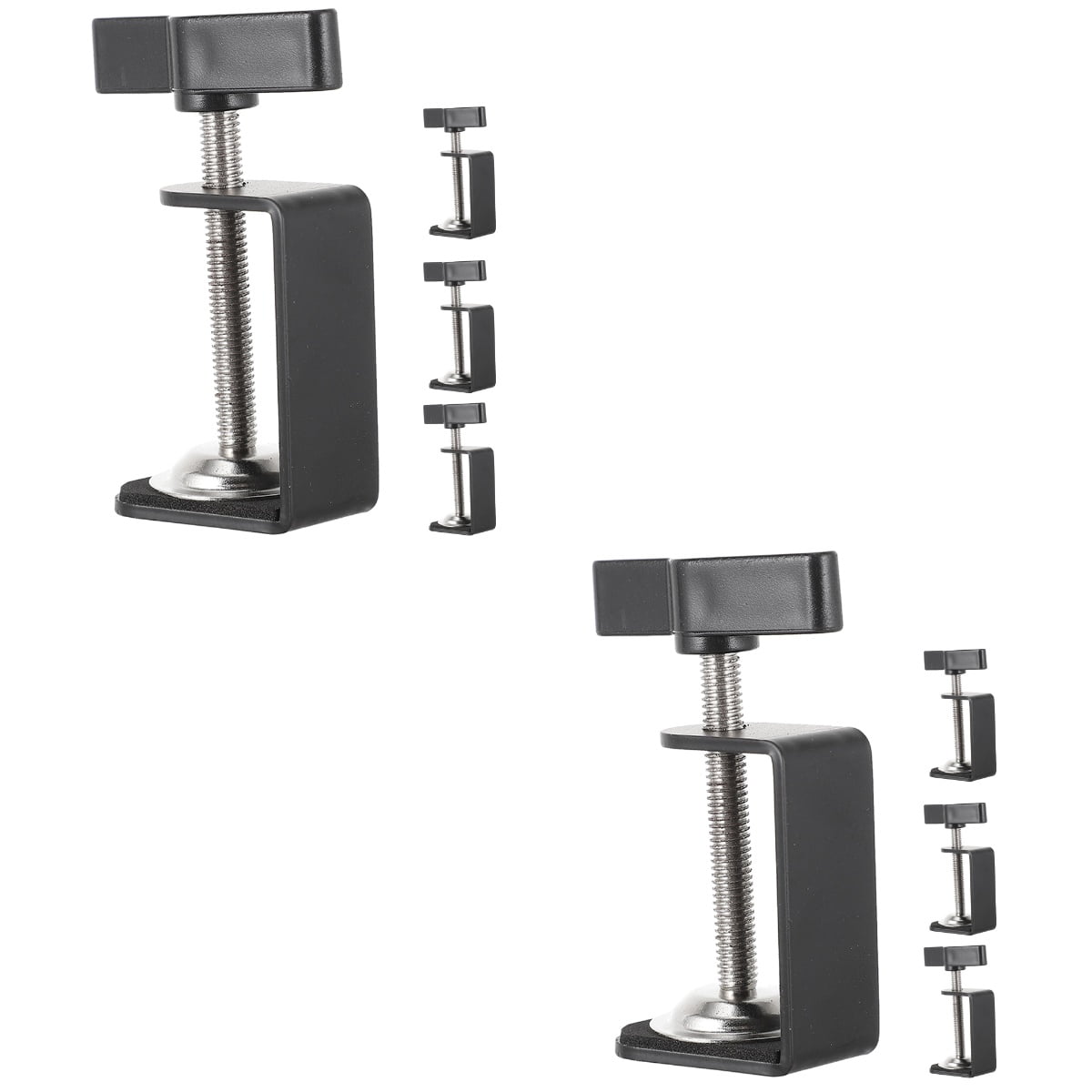 MLINS 8 pcs Desk Mounting Clamp Table Mount Clamps Universal Desktop ...