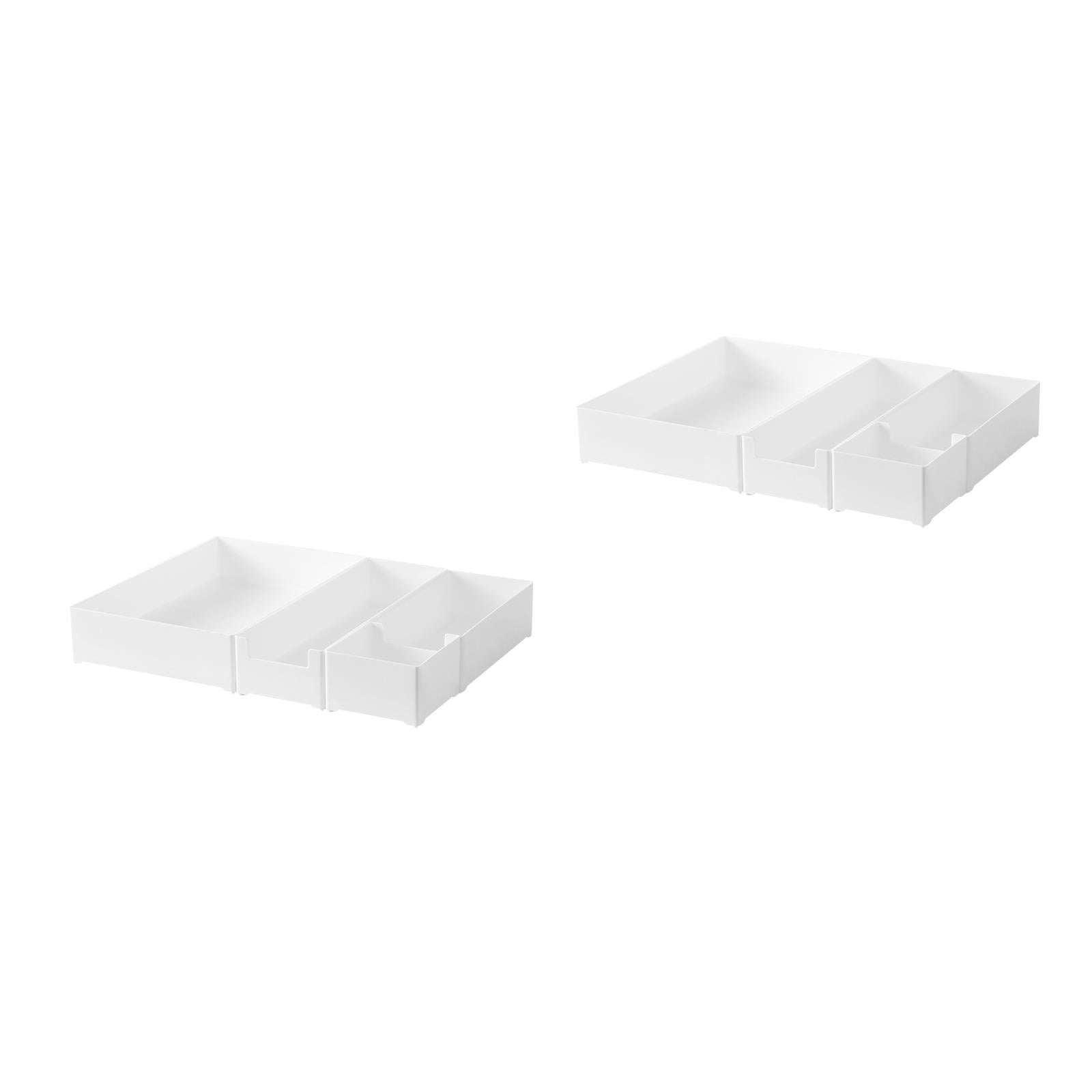 MLINS 8 pcs Dresser Drawer Organizers Rectangle Plastic Desk Vanity ...