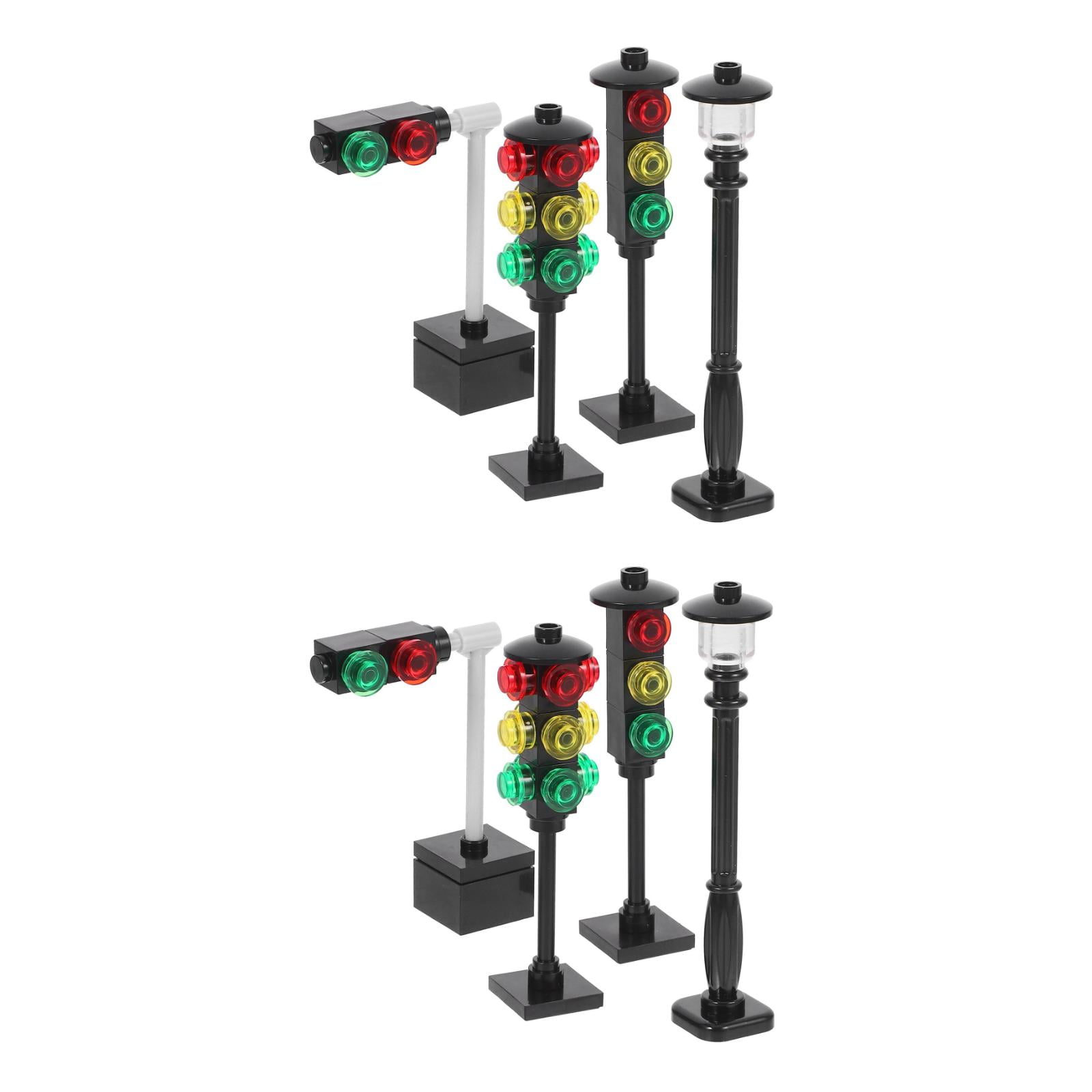 MLINS 8 pcs Early Education Traffic Light Toy Kids Mini Traffic Signal ...