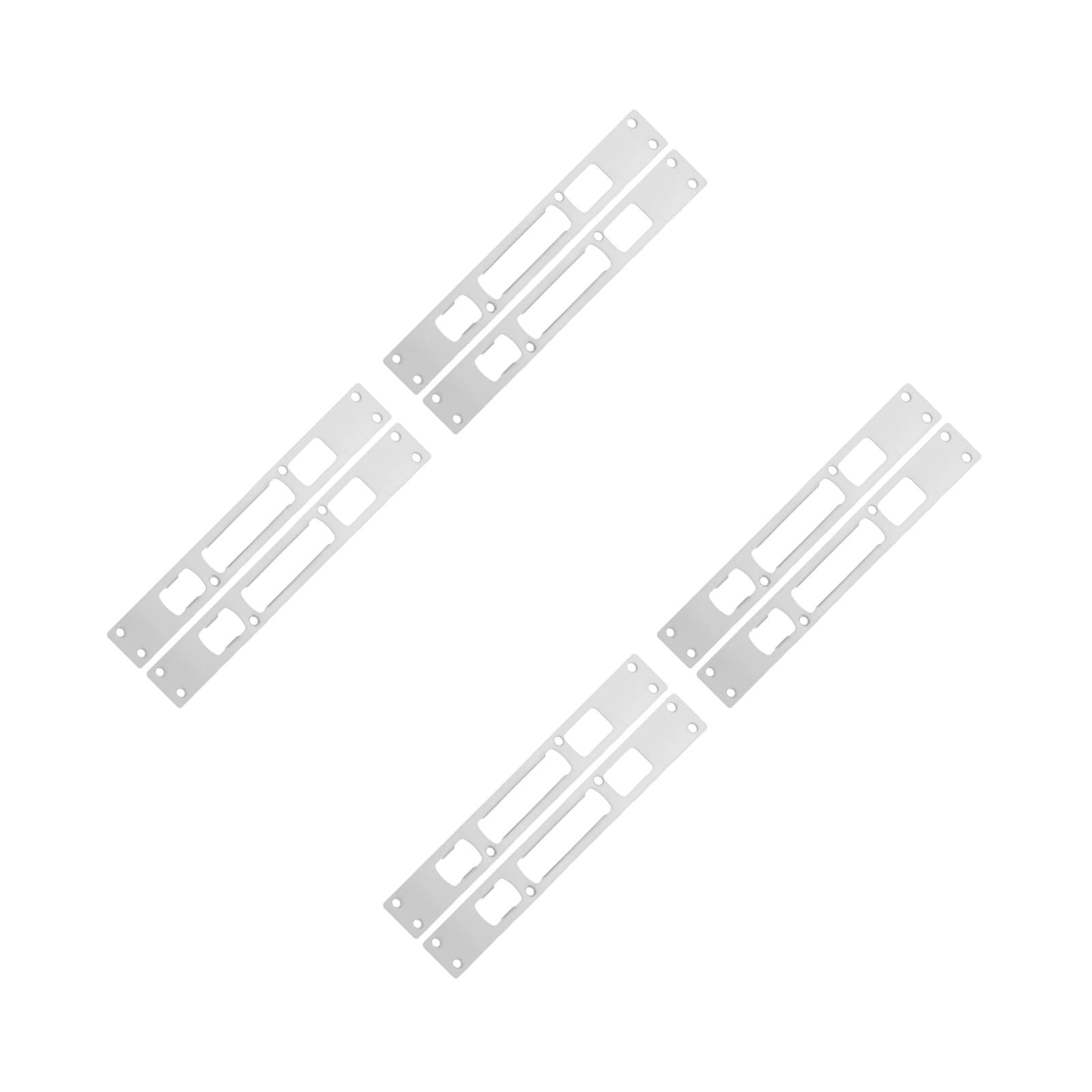 MLINS 8 pcs Heavy Duty Metal Door plate Stainless Steel Door Striker Plate Strike Plate for Door ...