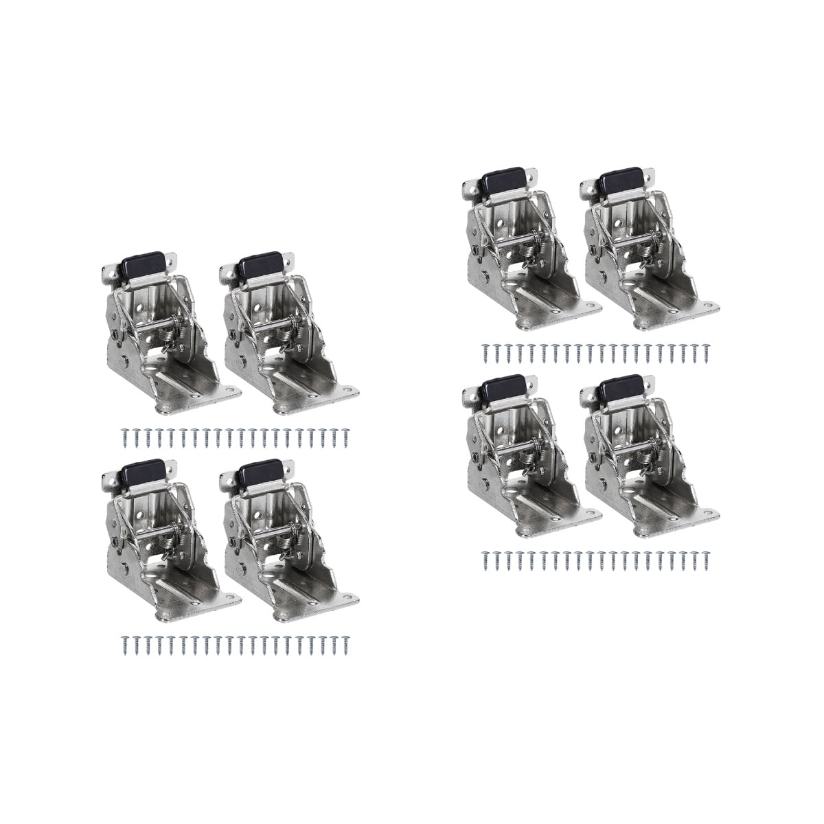 MLINS 8 pcs Locking Hinge 90 Degree Locking Foldable Hinges Folding ...