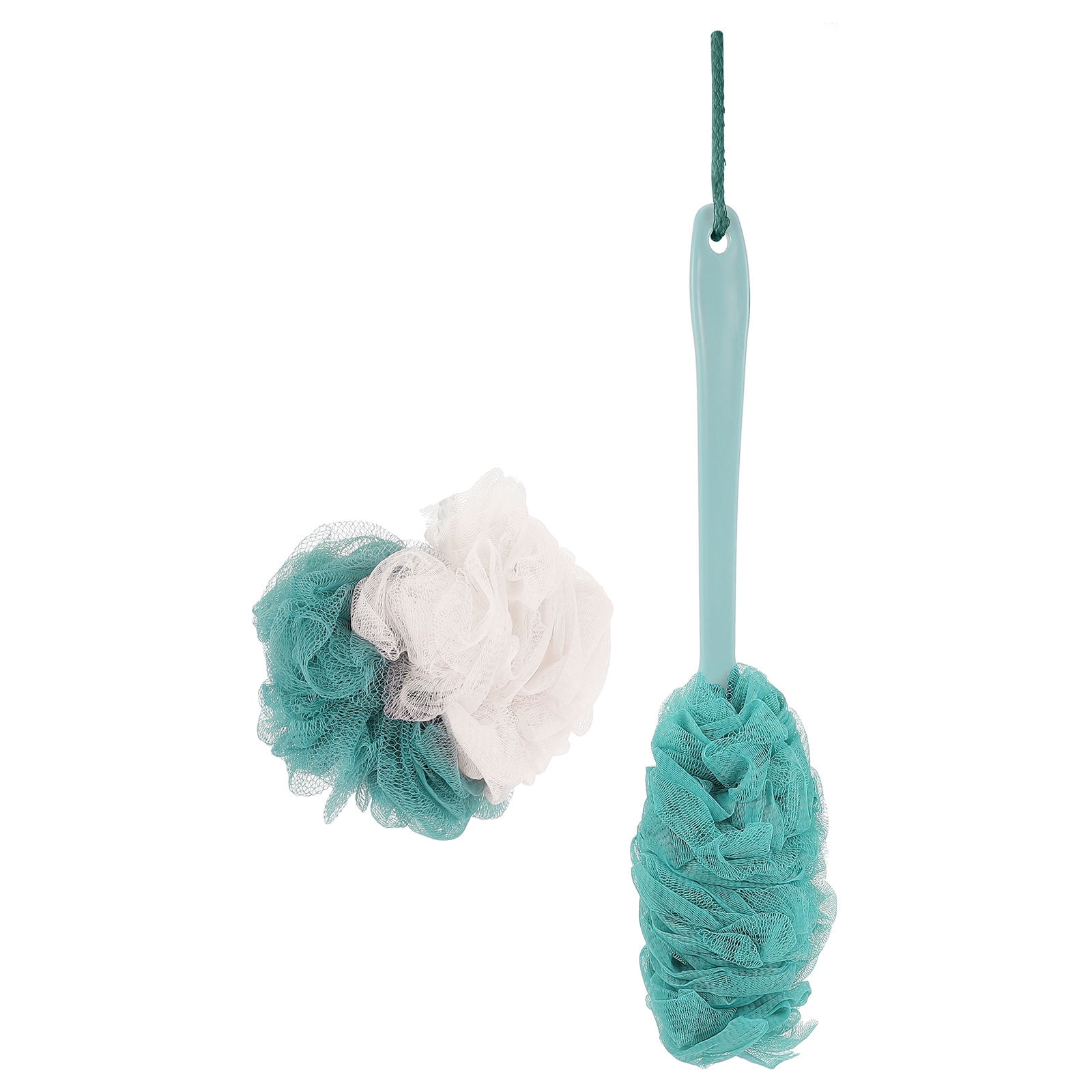 MLINS 8 pcs Long Handle Bath Balls Shower Bath Bath Puff Ball Body ...