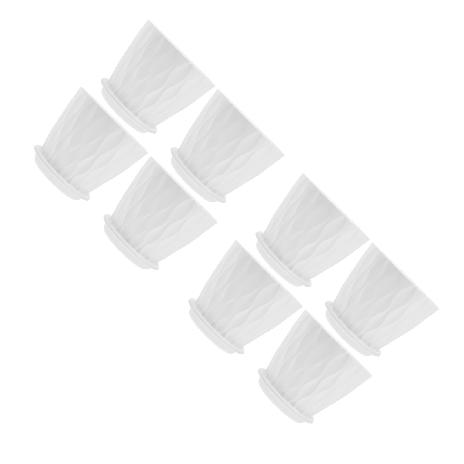 MLINS 8 pcs Plastic Plant Pot Bonsai Planter Pot Plant Nutrient Cups ...