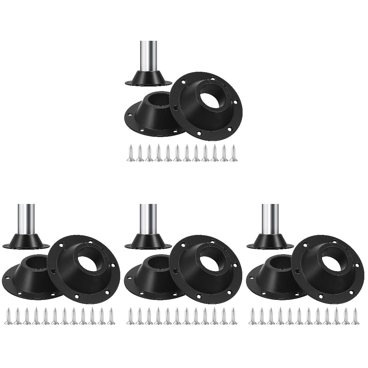 MLINS 8 pcs RV Table Mount Camper Table Base Mount Table Leg Base Floor ...