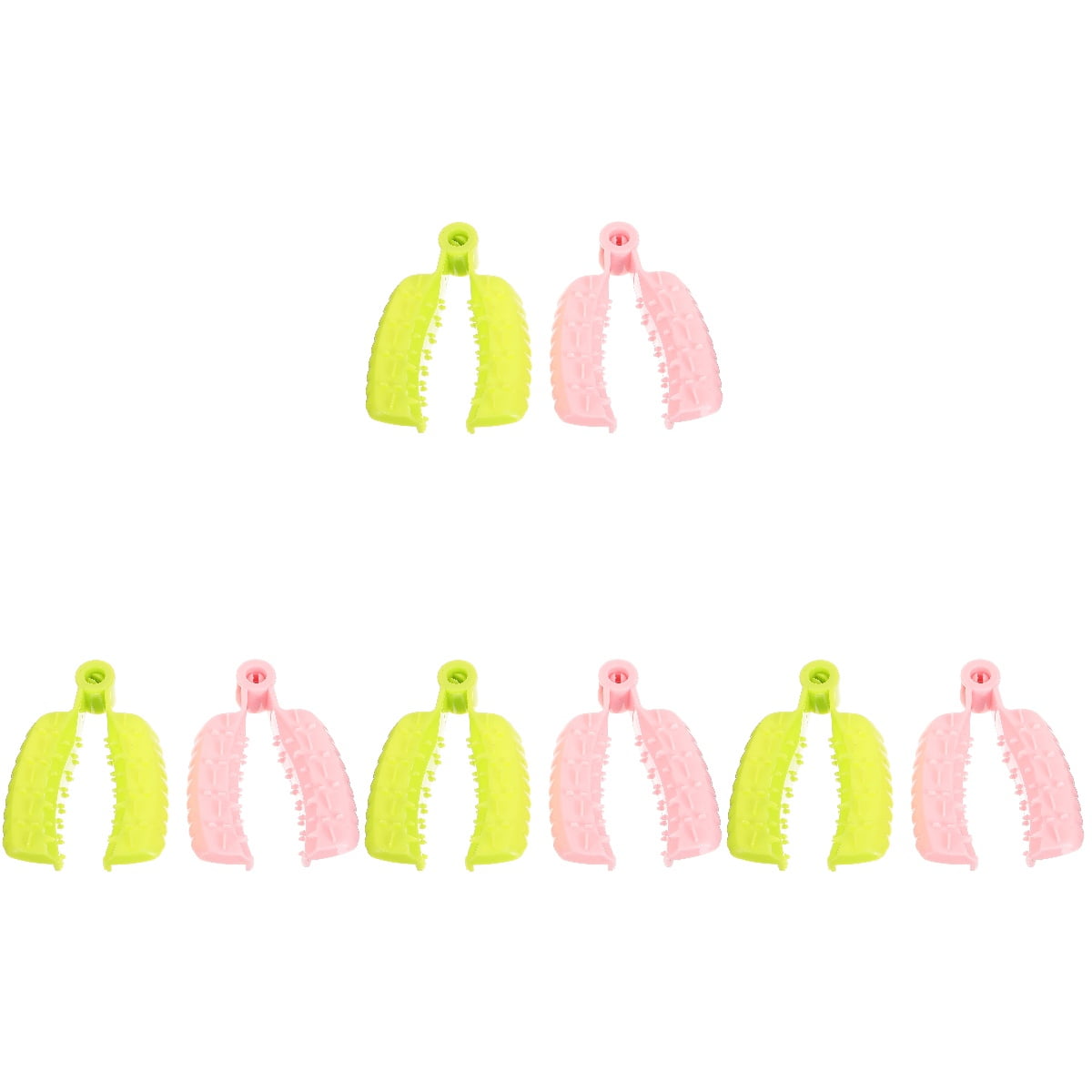 MLINS 8 pcs Reusable Plastic Fingers Protectors Finger Guards Chopping ...