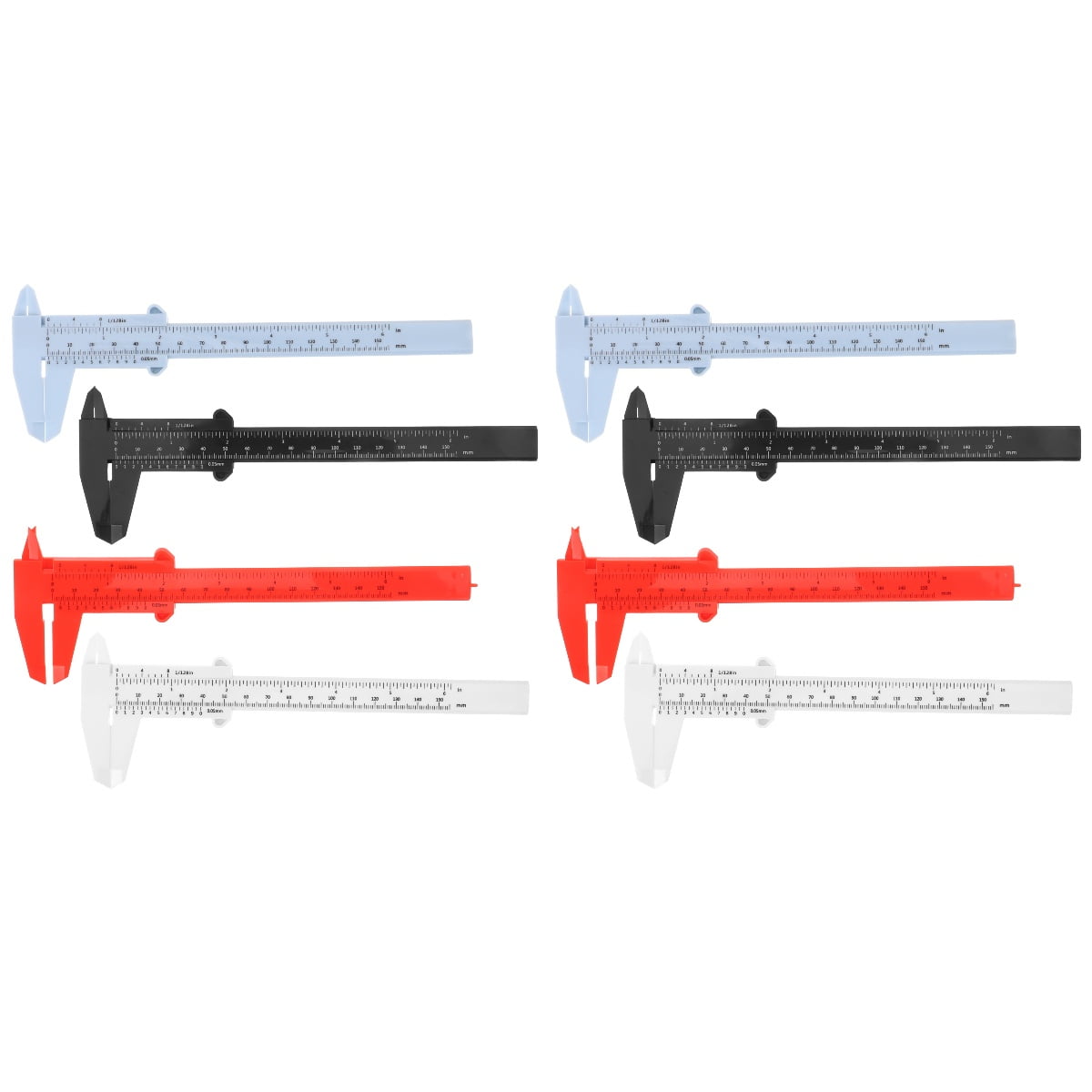 MLINS 8 pcs Slide Calipers 0-150mm Caliper Manual Caliper High ...