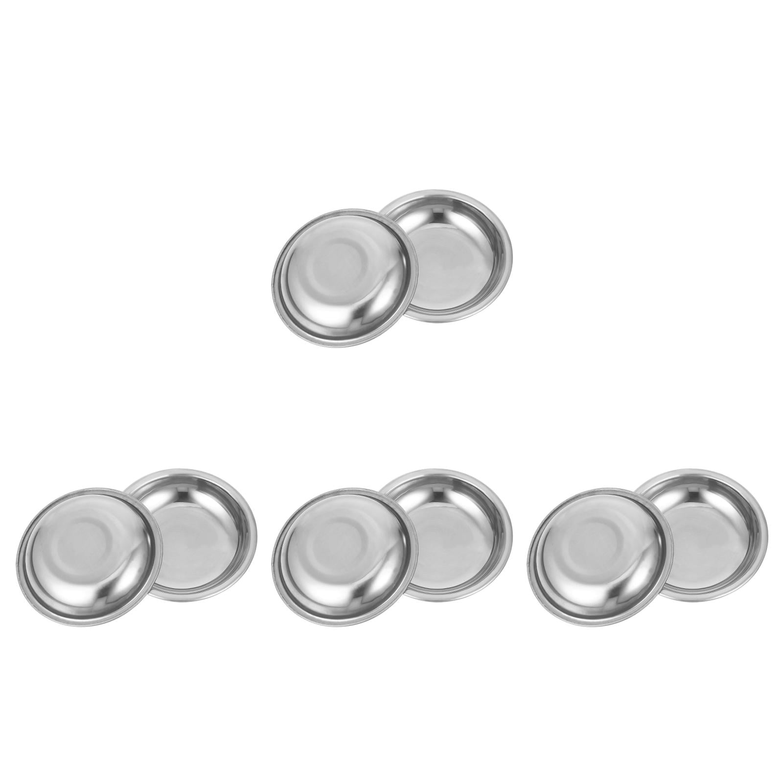 MLINS 8 pcs Stainless Steel Weighing Dishes Jewelry Tray Kitchen ...