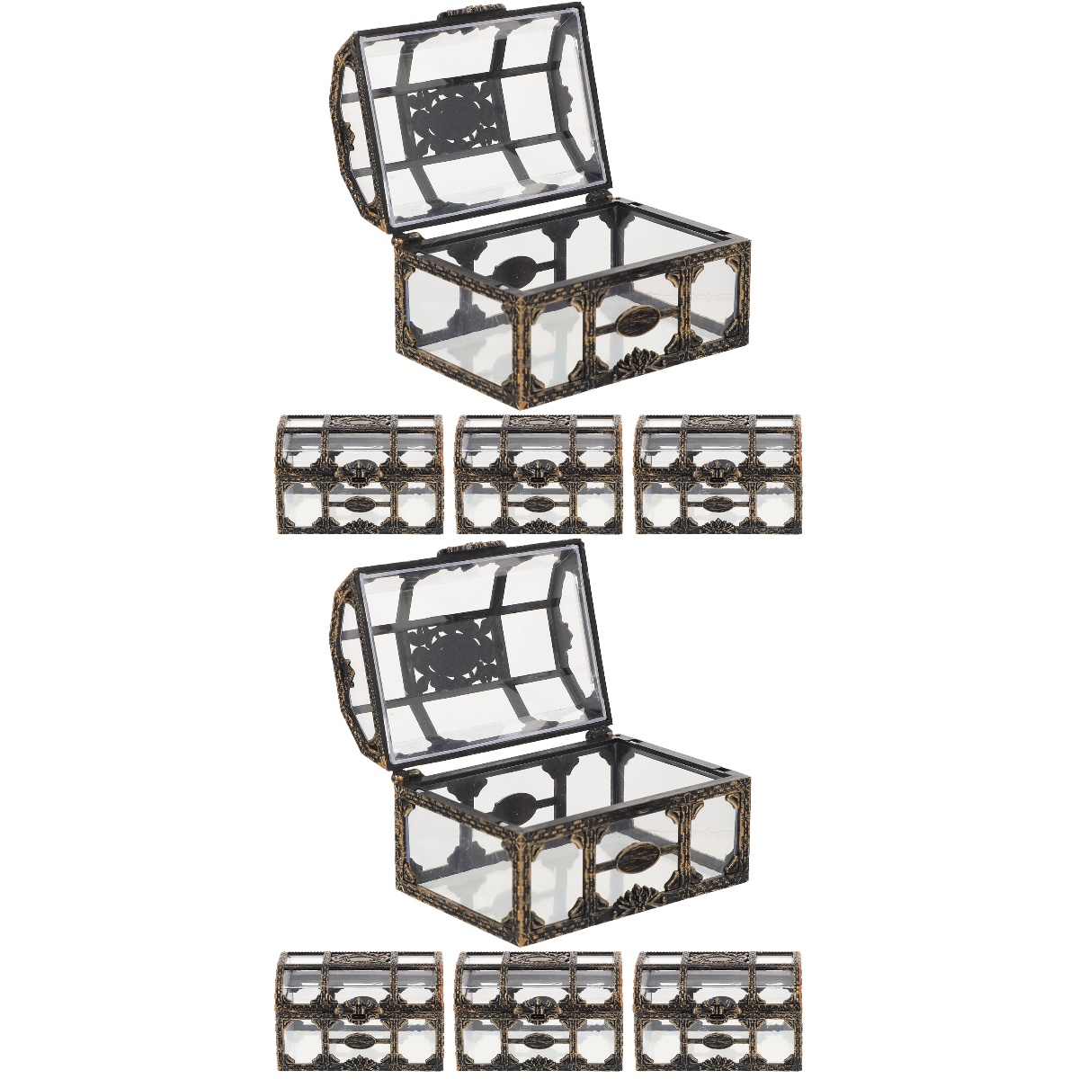 MLINS 8 pcs Treasure Chest Candy Box Wedding Candy Packaging Box Party ...