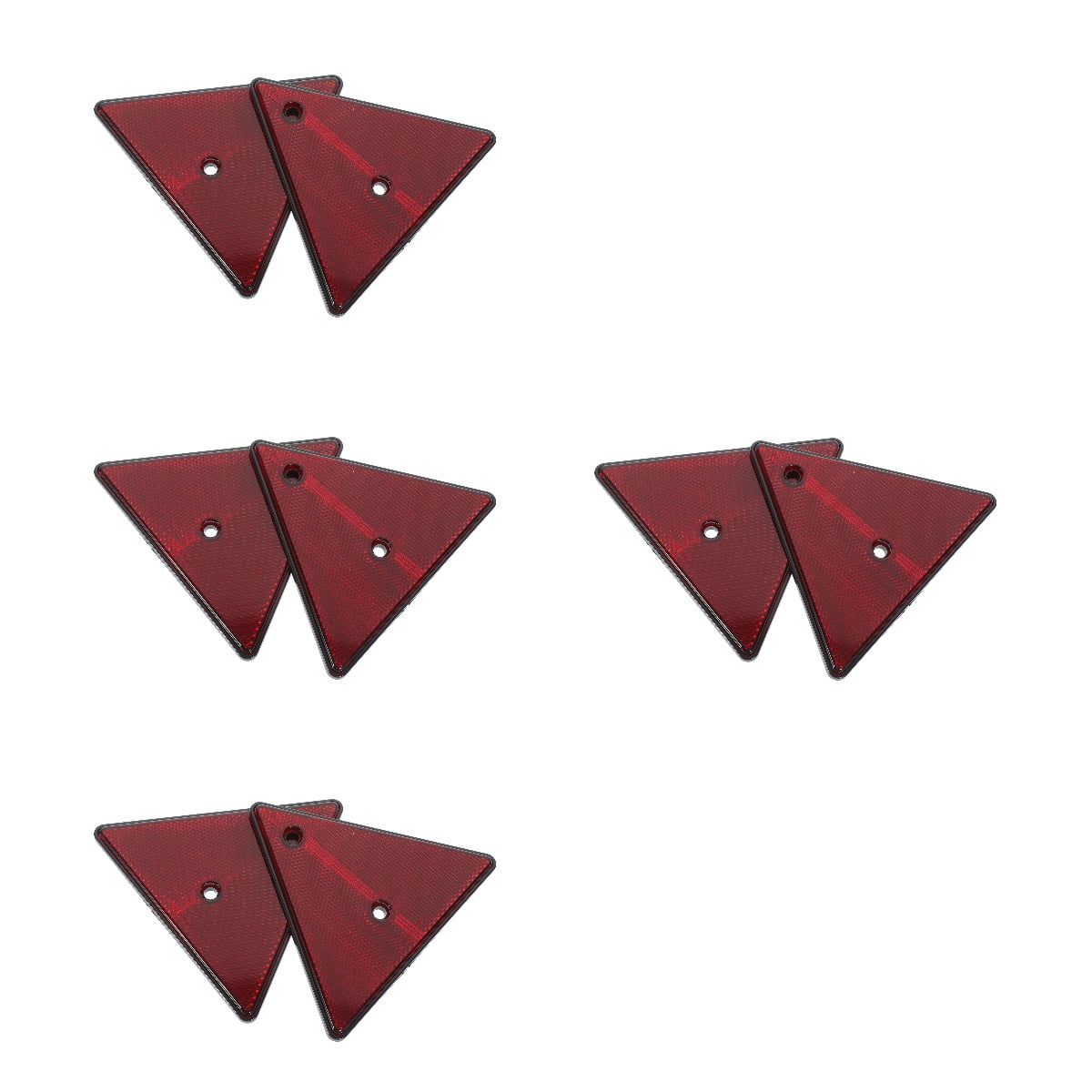 MLINS 8 pcs Triangle Warning Signs Car Reflective Road Safety Sign Road ...