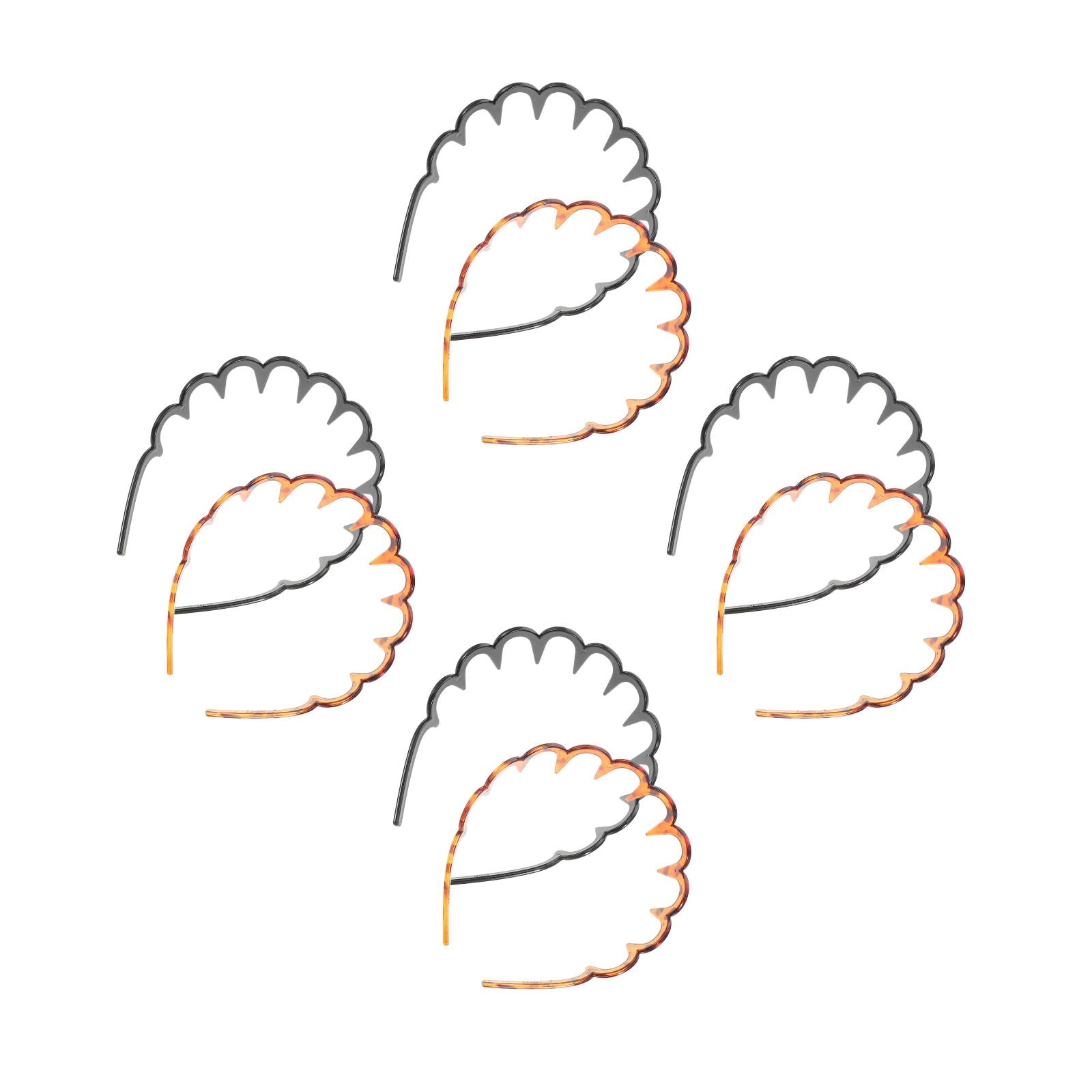 MLINS 8 pcs Wavy Headbands For Women Hairbands Hair Accessory Plastic ...