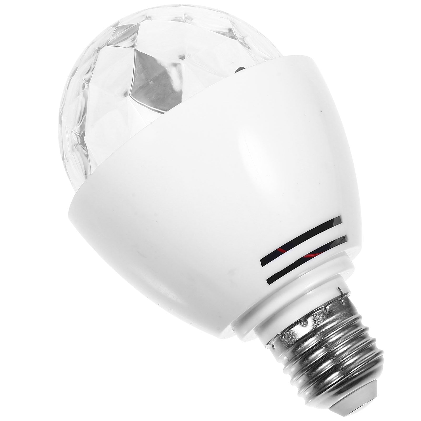 MLINS 8 x 8cm 220V Rotating Colorful LED Light Bulb 3W RGB Light Lamp ...