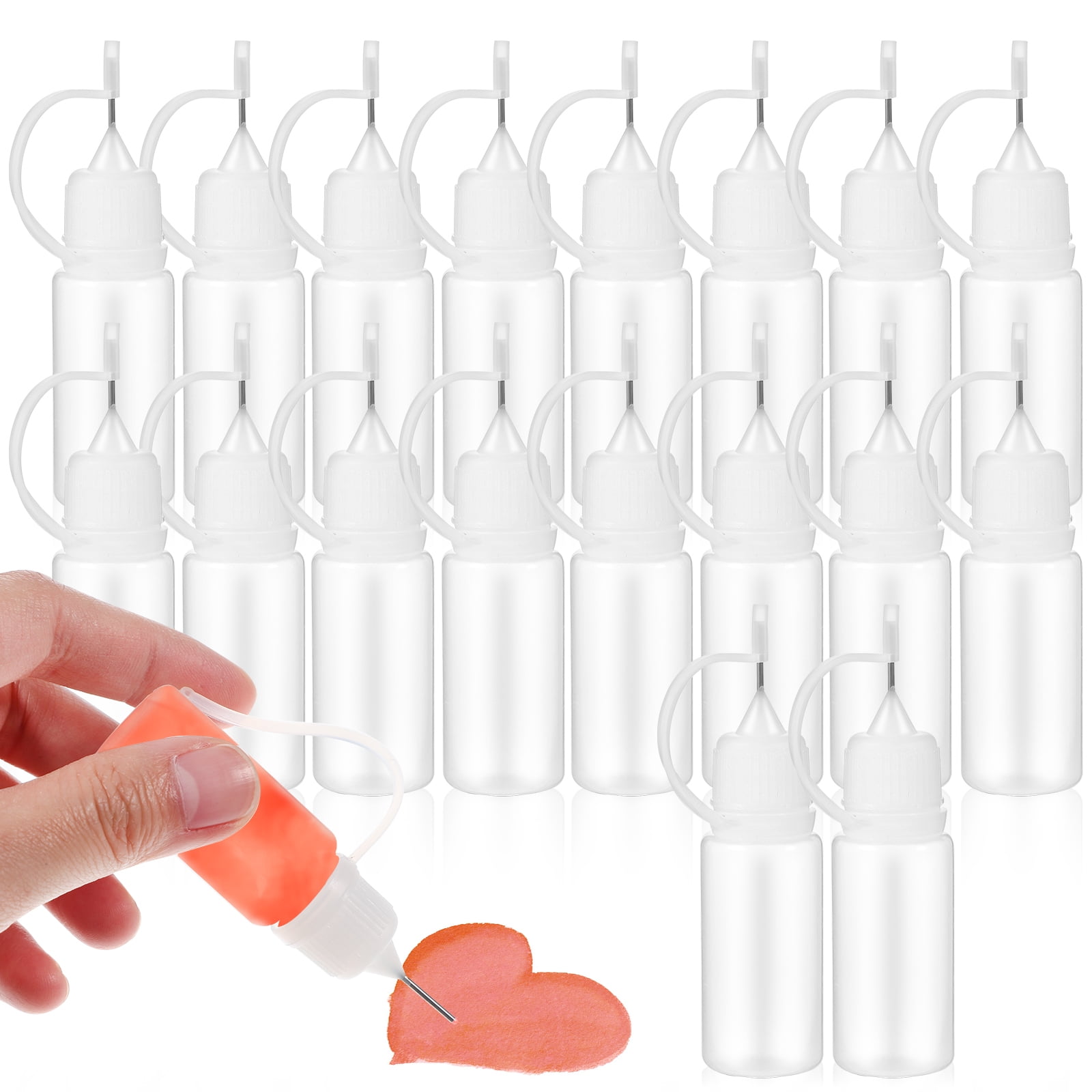 MLINS 80 Pcs Needle Tip Bottles Glue Shakers Precision Tip Applicator ...