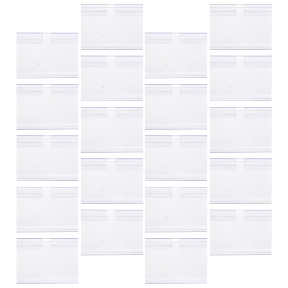 MLINS 80 Pcs Supermarket Label Business Card Holders Display Stand ...