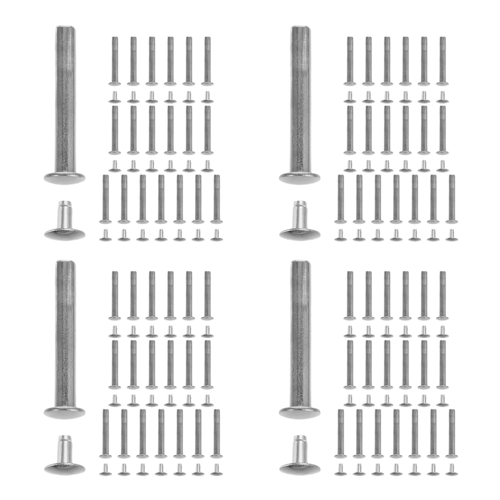 MLINS 80 Sets Shaft Rivets And Nuts Repair Kit Fastener Nails ...