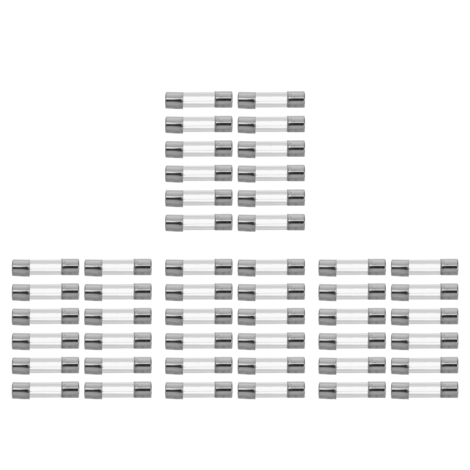 MLINS 80 pcs Fast Acting Glass Tube 125V Fast Blow Glass Tube for ...