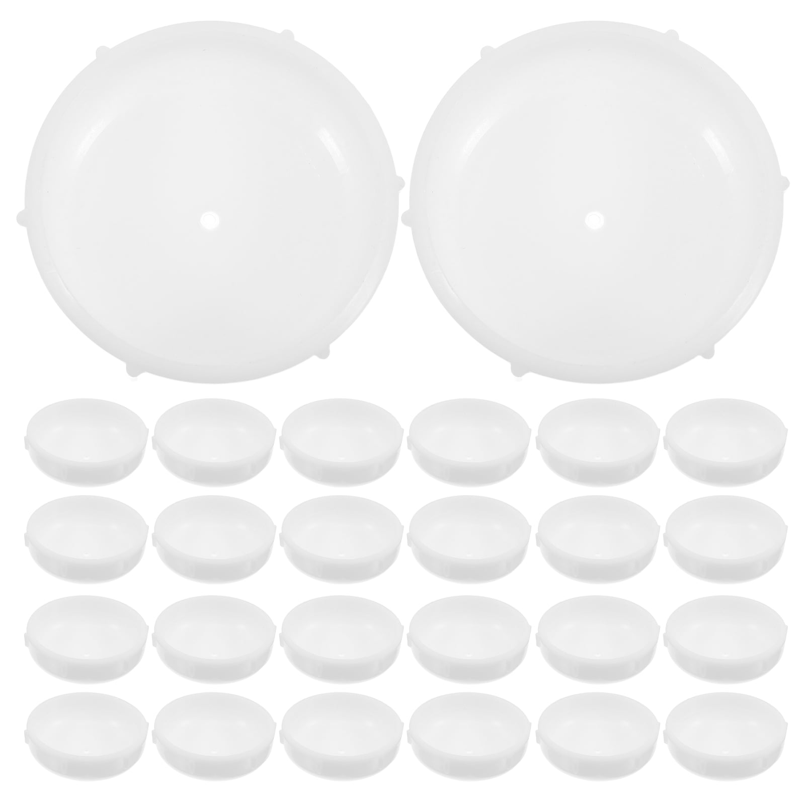 MLINS 80pcs Patio Furniture Leg Glides Plastic Chair Foot Covers Easy ...