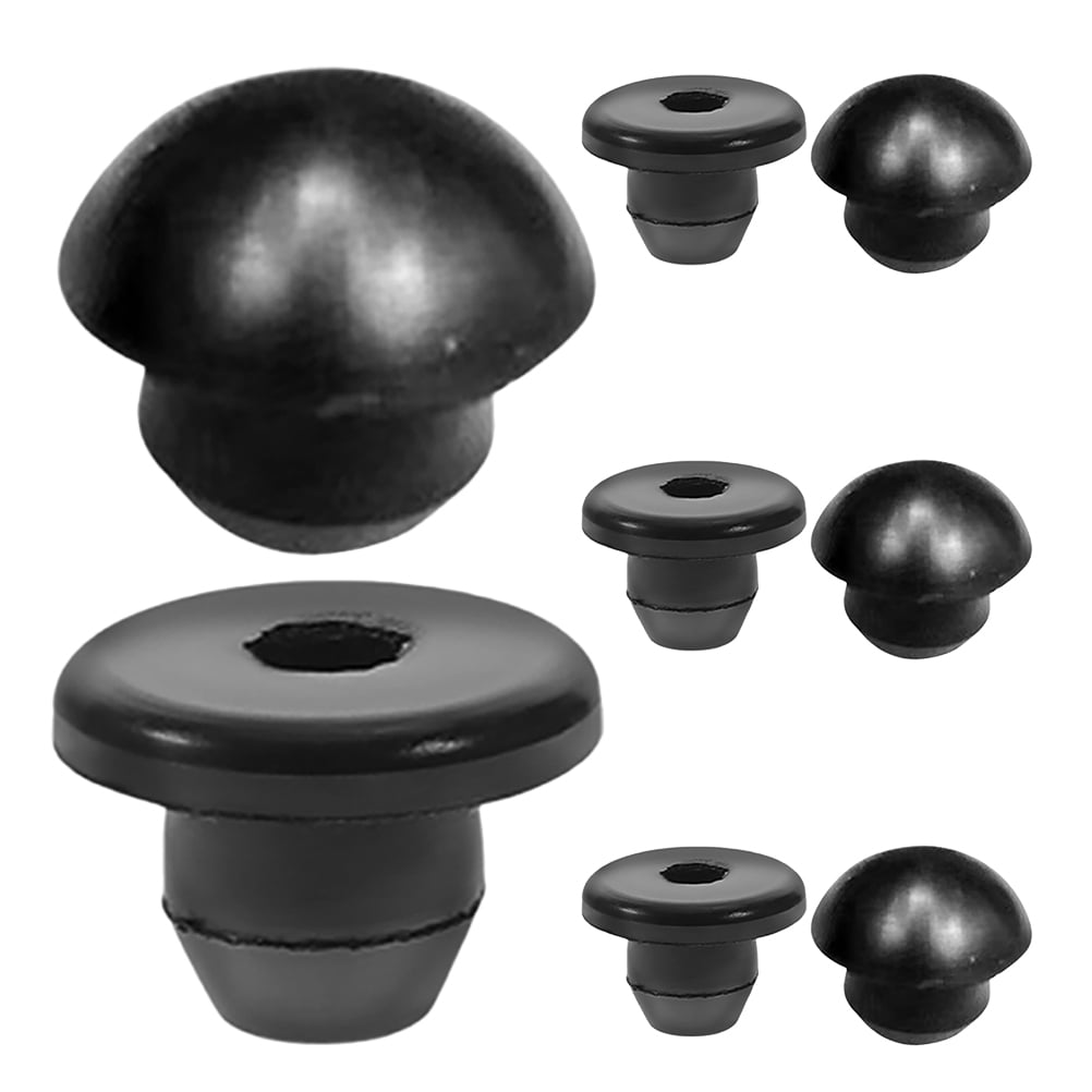 FELTECHELECTR Hydraulic Oil Rubber Plugs Black 8Pcs - Walmart.com