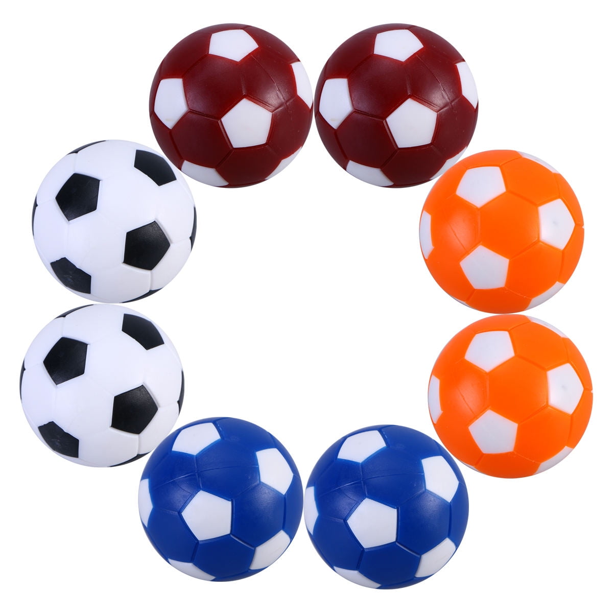 MLINS 8PCS Mini Colorful Table Soccer Footballs Replacement Balls ...