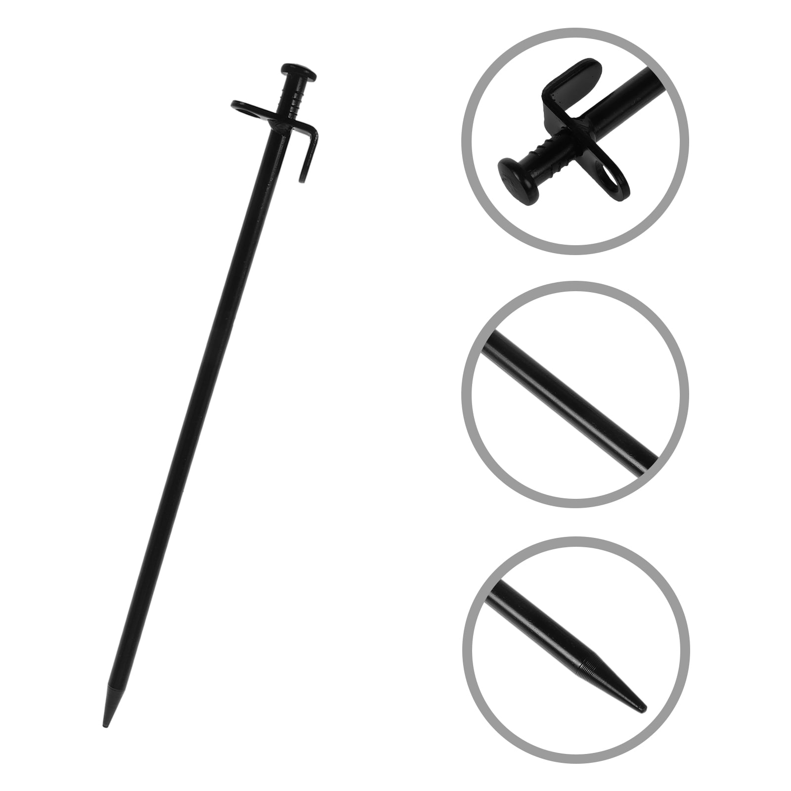 MLINS 8Pcs Heavy Duty 30cm Steel Tent Stakes for Outdoor Camping Canopy ...