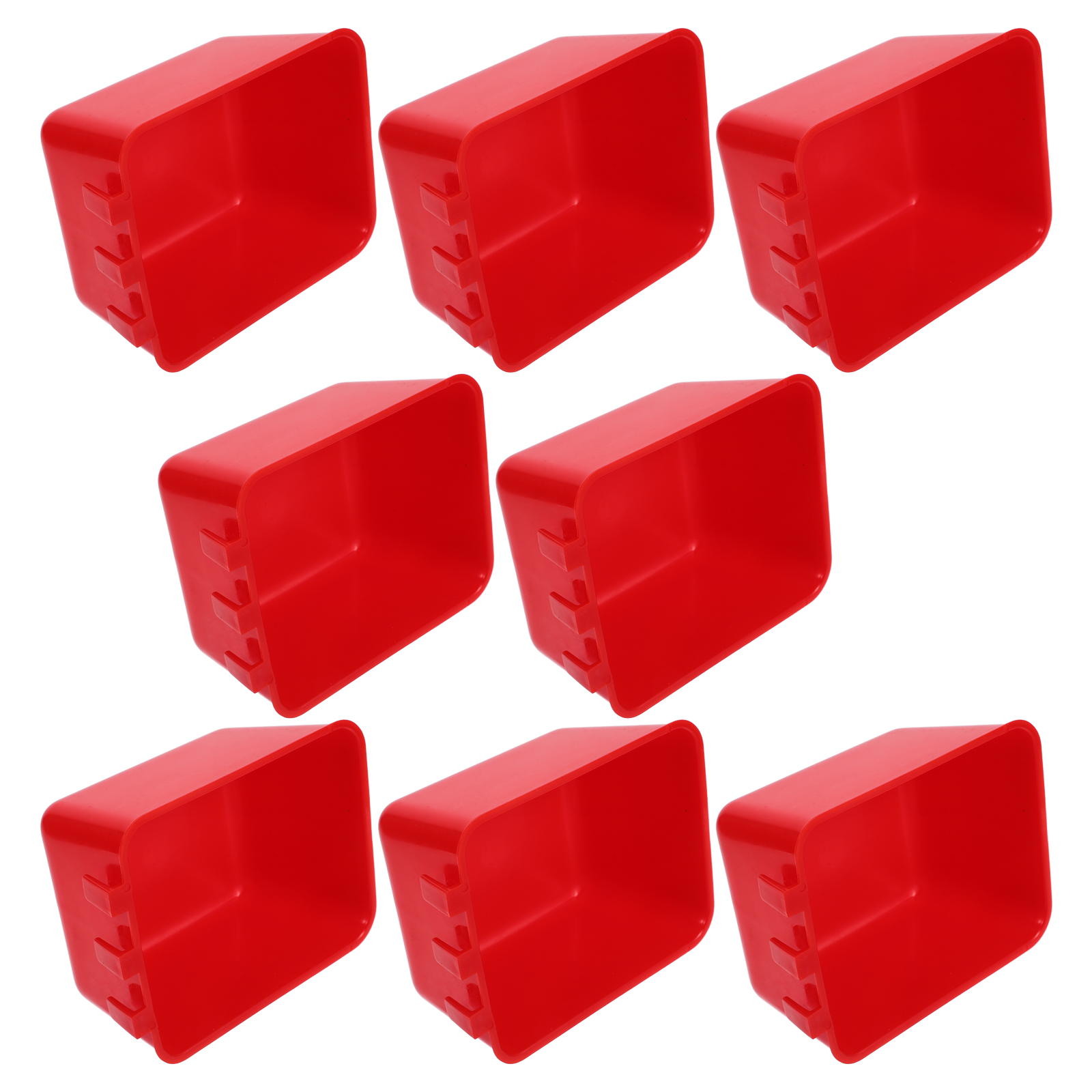 MLINS 8pcs Bird Cage Cups Rabbit Water Food Hanging Box Wire Cage ...