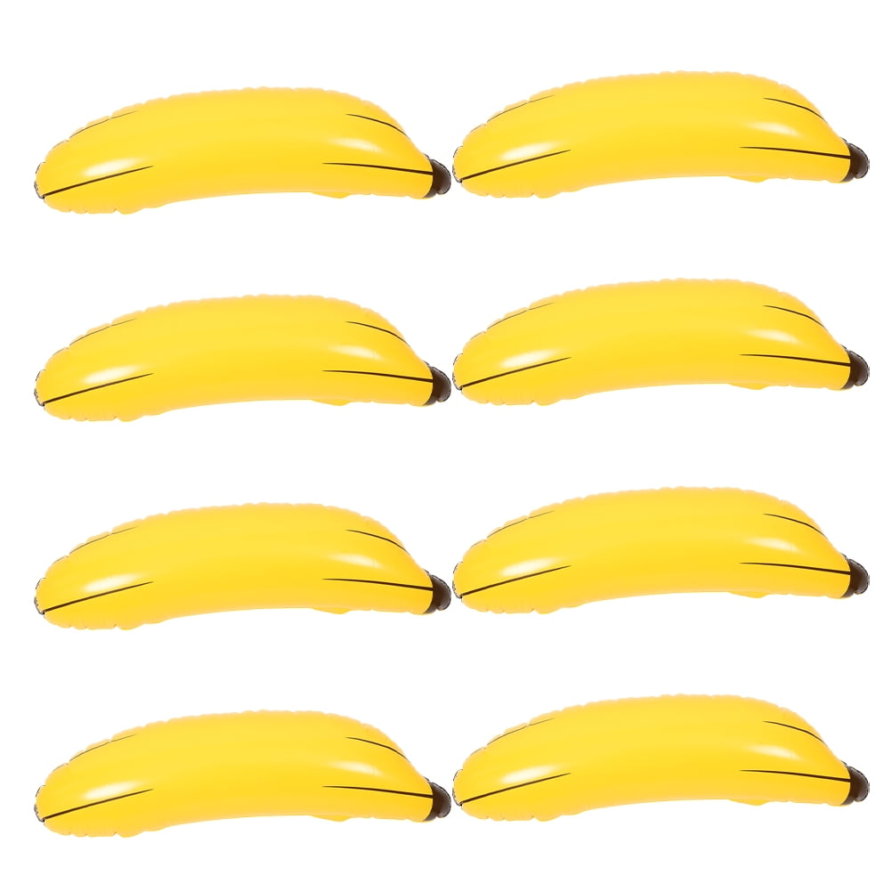 MLINS 8pcs Giant Inflatable Banana Props Large Blow Up Banana Balloons ...
