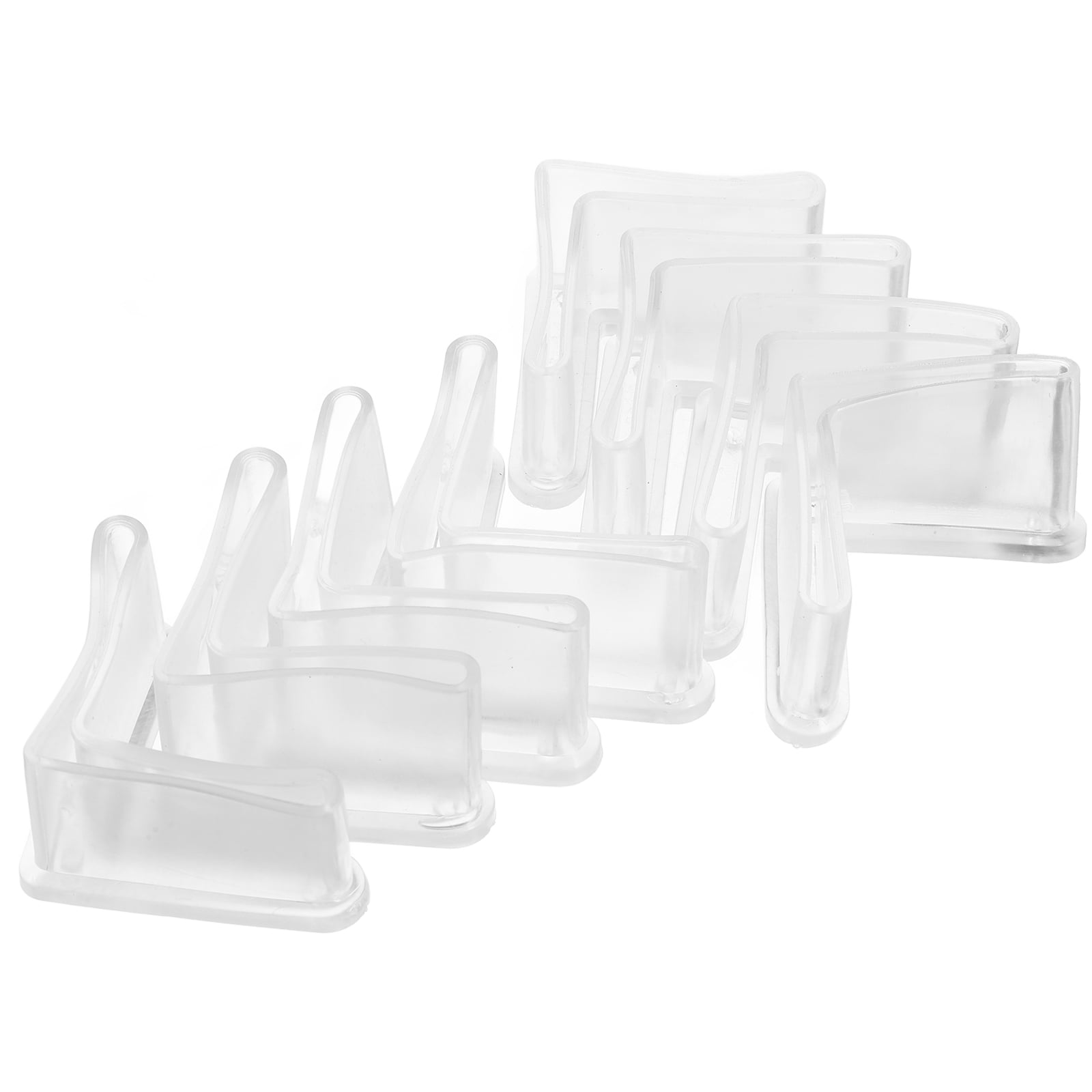 MLINS 8pcs L Shape Furniture Angle Pads Rubber Furniture Leg Cover ...
