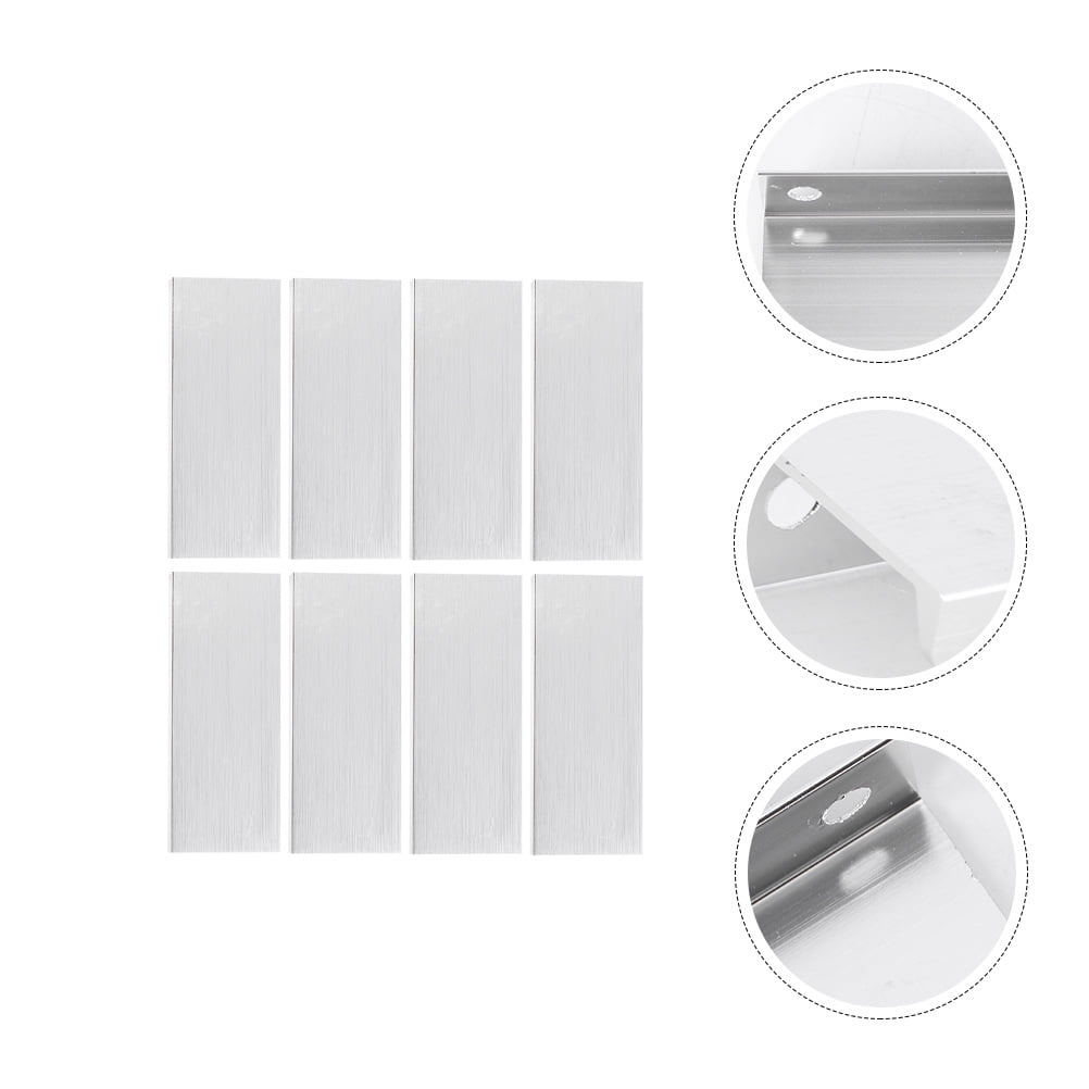 MLINS 8pcs Metal Pull Handles Concealed Finger Pulls Aluminum Alloy ...
