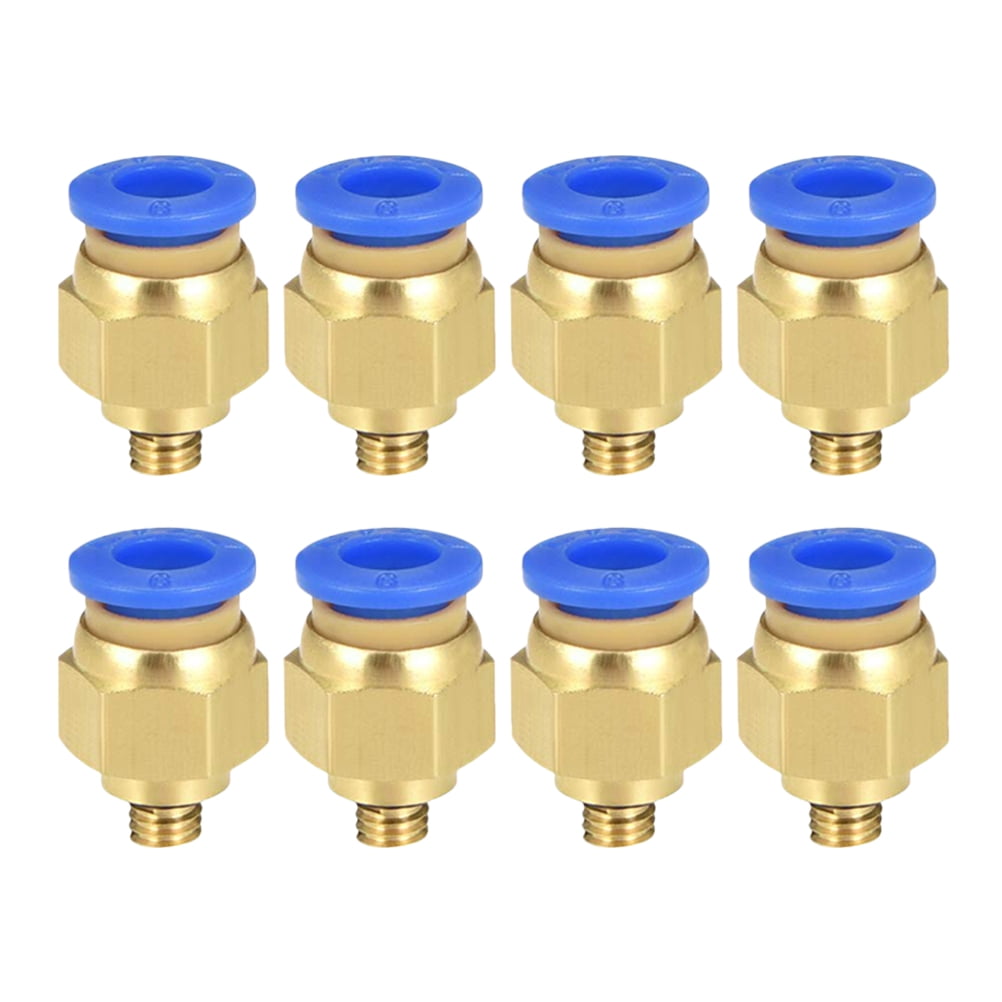 MLINS 8pcs Printer Pneumatic Fitting Push to Connect Air Straight Quick ...