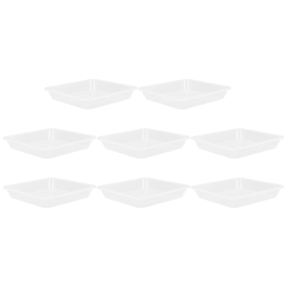 MLINS 8pcs Square Plant Saucers Thickened and Prevent Water Leakage ...