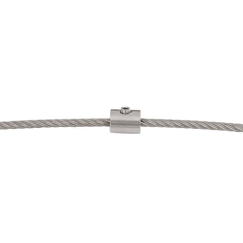 MLINS 8pcs Stainless Steel Hexagonal Lock Buckles 3mm Hole Wire Rope ...