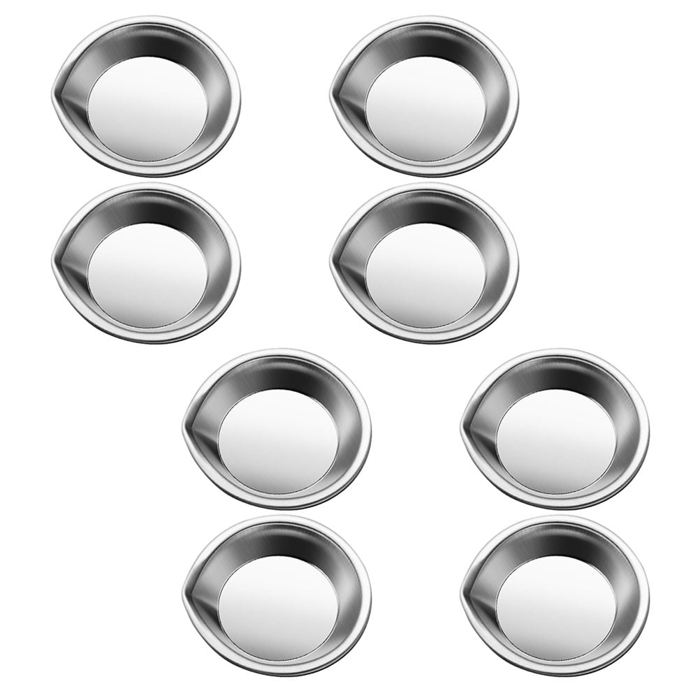 MLINS 8pcs Stainless Steel Watercolor Tray Palette Reusable Painting ...