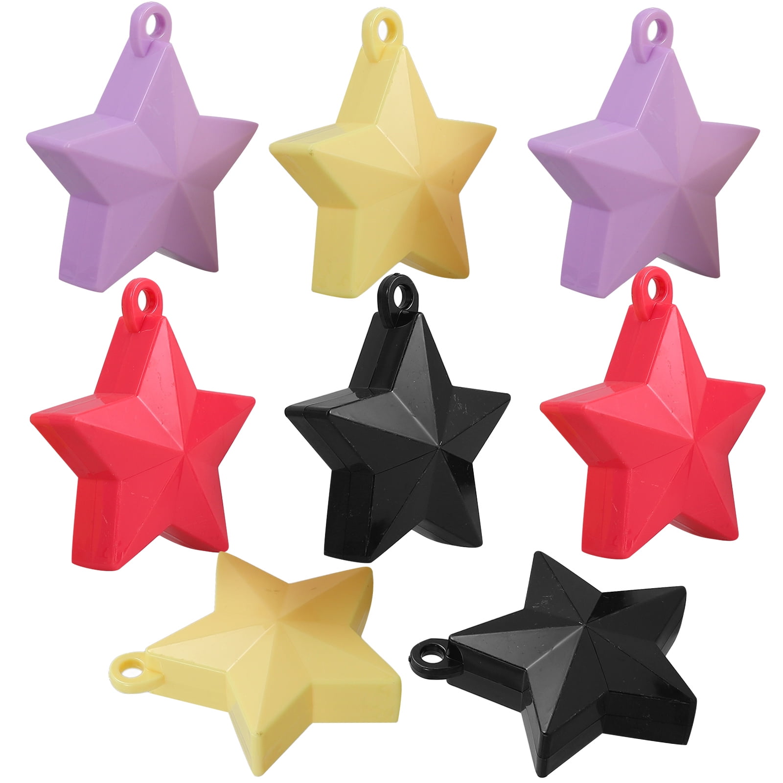 MLINS 8pcs Star Shaped Balloon Weight Decorative Balloon Weights ...