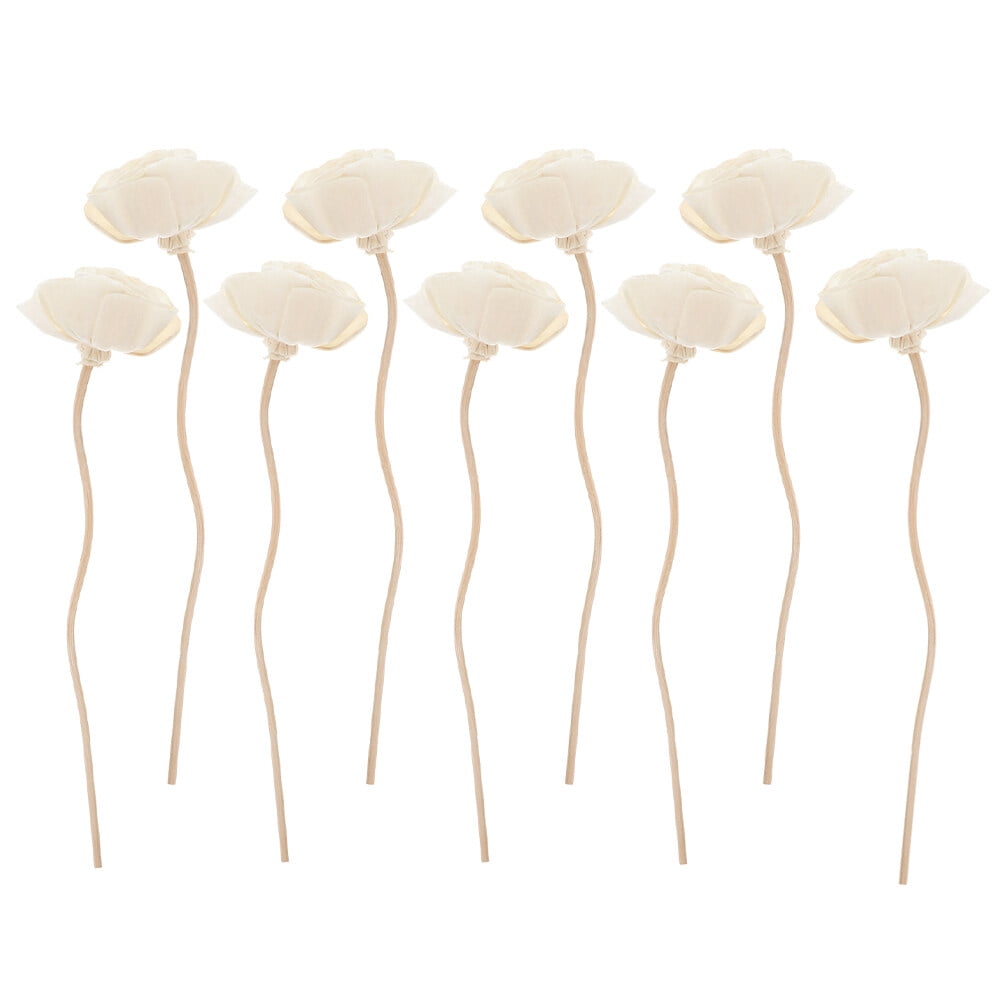 MLINS 9 Pcs Aromatherapy Rattan Flower Fragrance Diffuser Sticks ...