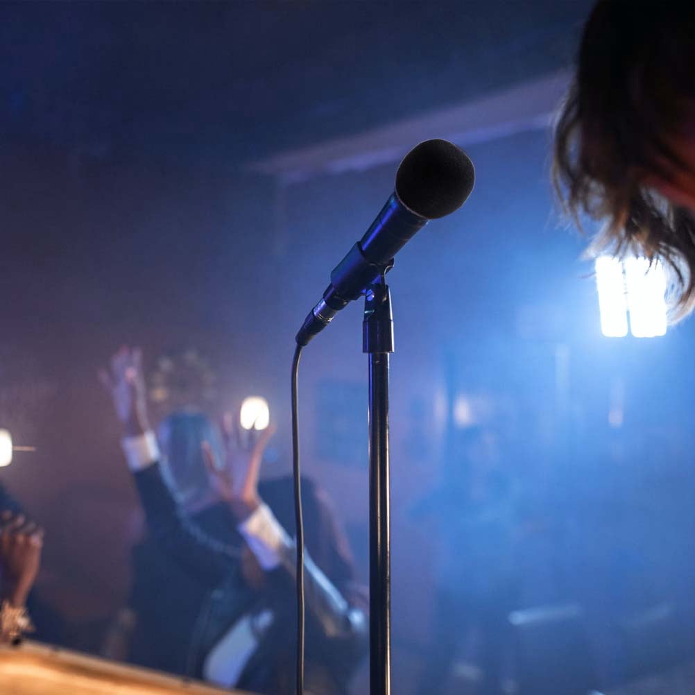 MLINS 9 Pcs Karaoke Mic Cover Microphone Protective Mask Muffler Black ...