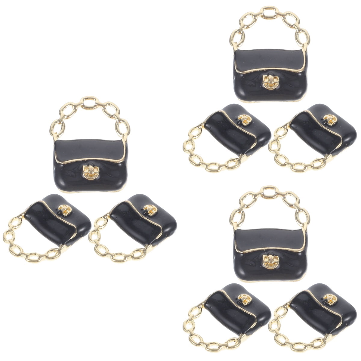 MLINS 9 Pcs Mini House Handbags Doll House Purse Miniature Doll Chain ...
