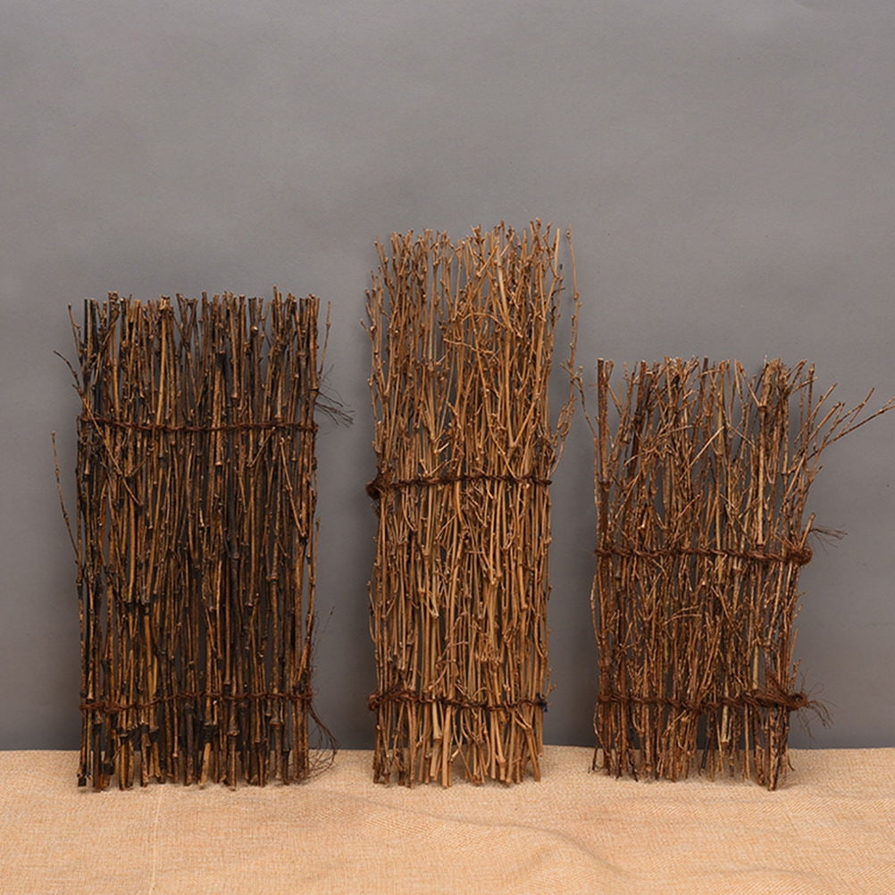 MLINS 9 Pcs Patio Bamboo Fence Mat Micro Landscaping Decor Bonsai ...