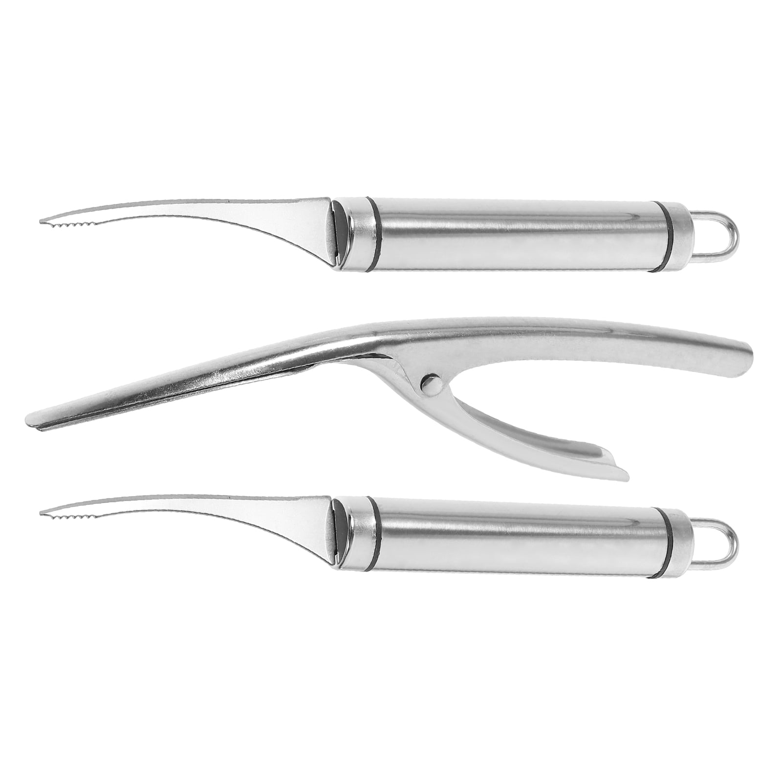 MLINS 9 Pcs Stainless Steel Shrimp Cleaning Tools Shrimp Line Peeling ...