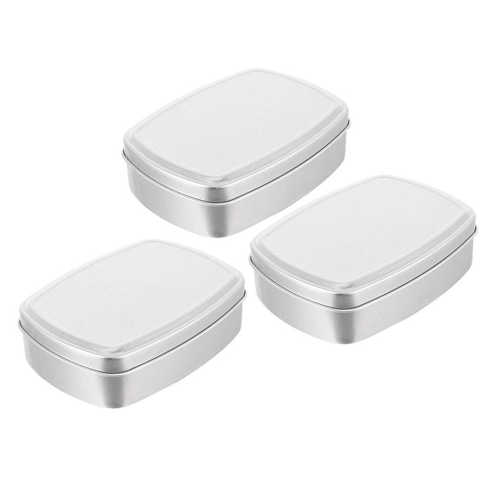 MLINS 9 Pcs Tins Metal Tins Cans Tinplate Empty Jars Tea Canisters Chic ...