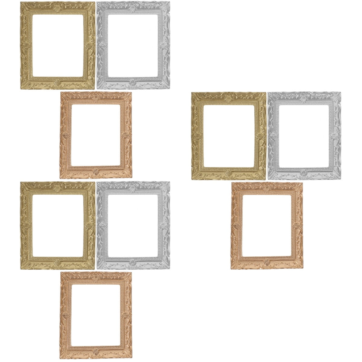 MLINS 9 Pcs Tiny Photo Frame Crafts Delicate Miniature Photo Storage ...