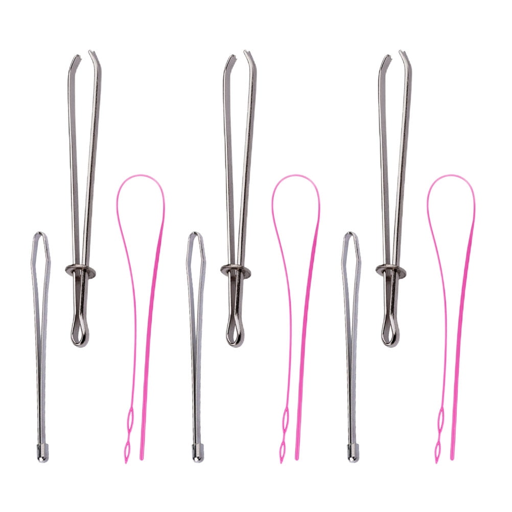 MLINS 9 Pcs Trouser Rope Tools Rope Threader Jacket Threader 7.8X2X1 ...