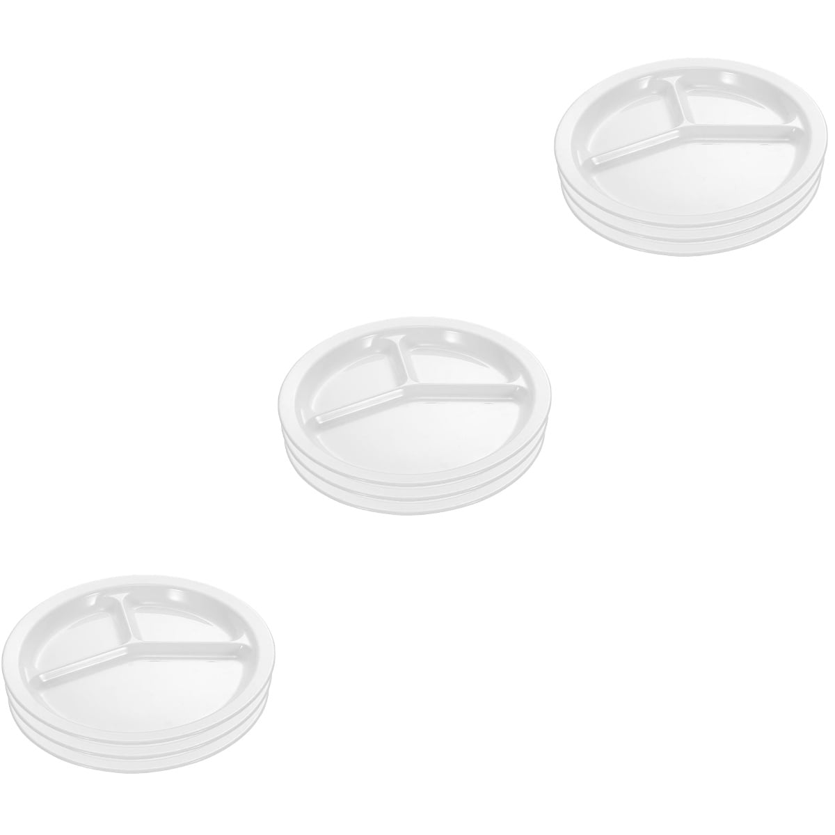 MLINS 9 pcs Compartments Trays Nuts Plates Snack Candy Plates Dried ...