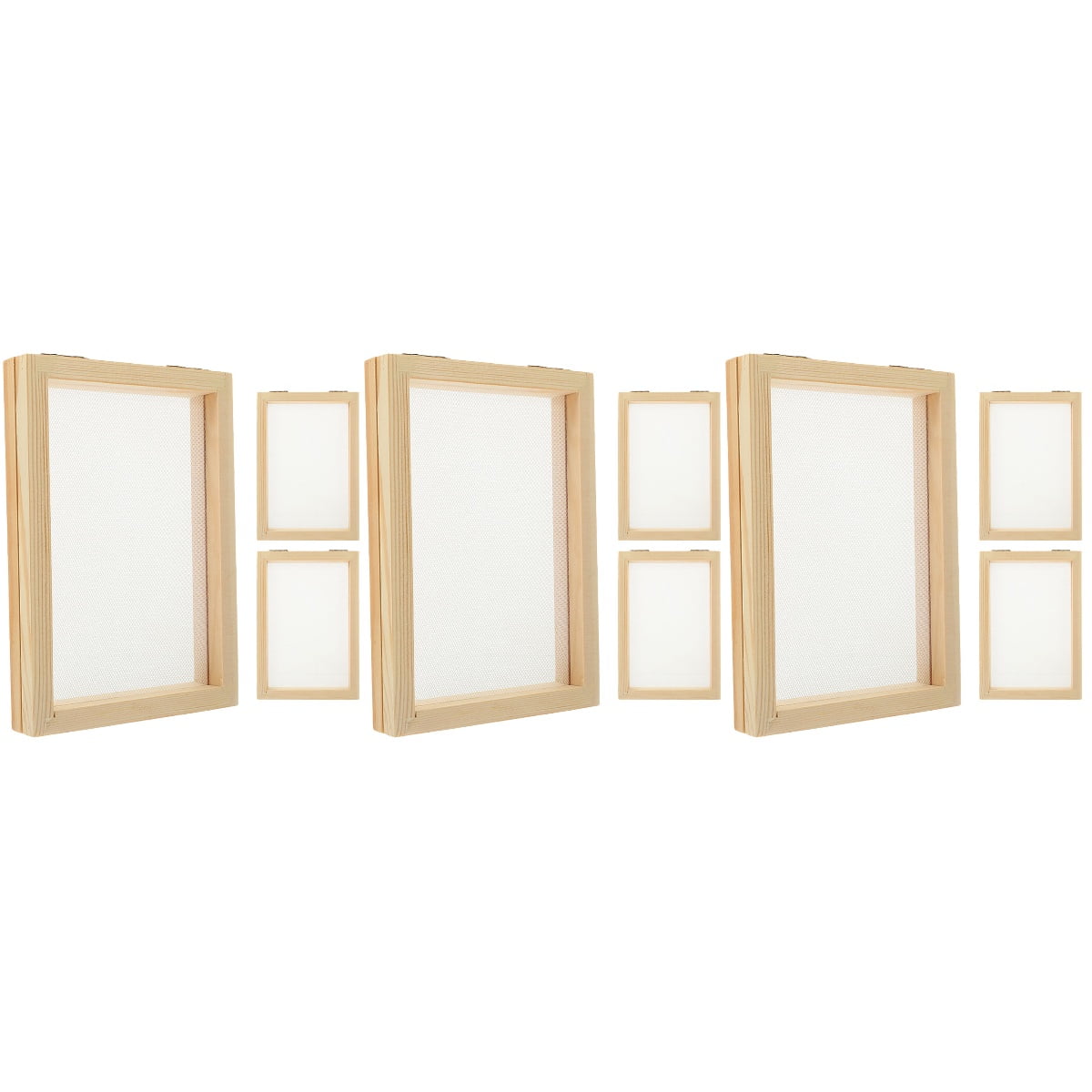 MLINS 9 pcs DIY Paper Crafts Making Mold Mesh Design Paper Making ...