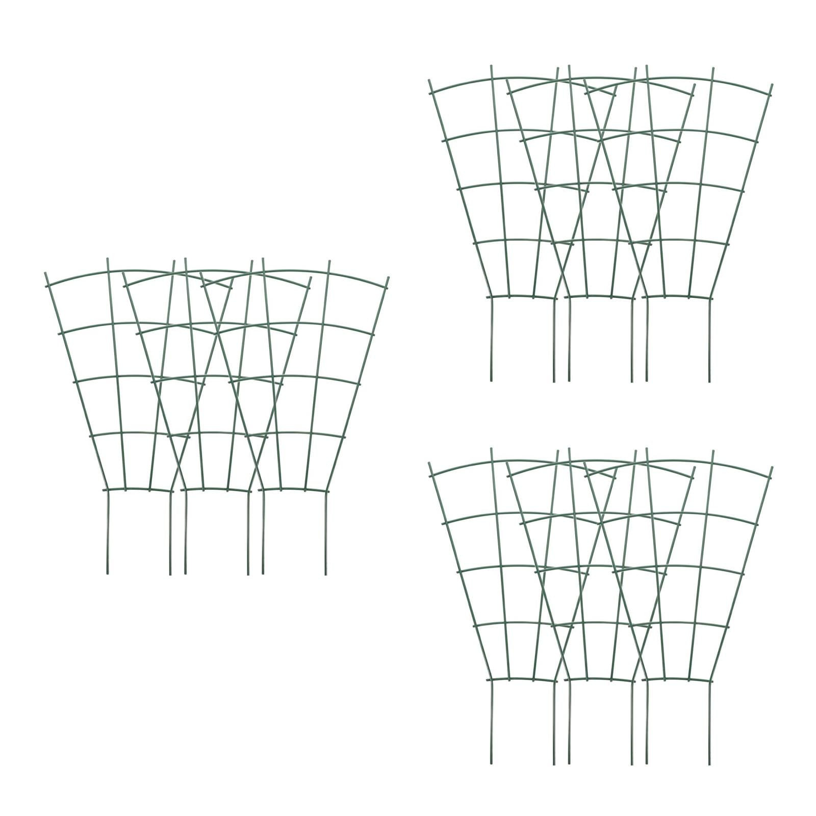 GAXIRE 9 pcs Garden Trellis for Climbing Plants Indoor Metal Plant ...